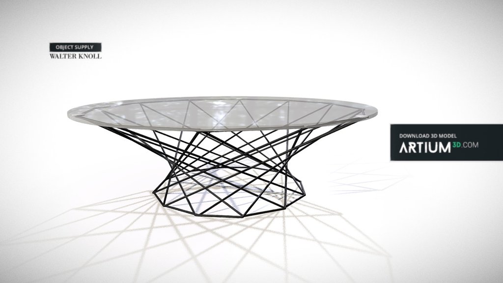 Table Oota - Walter Knoll - Buy Royalty Free 3D model by ARTIUM3D [b1941ac] - Sketchfab Store