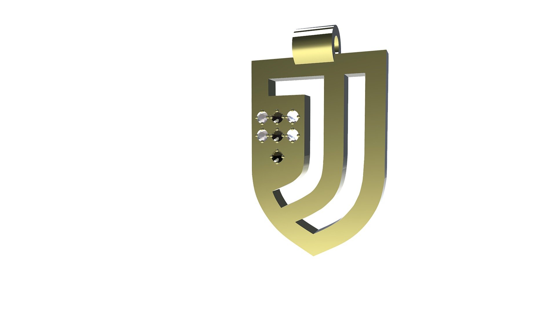 Juventus pendant 7 gems - Buy Royalty Free 3D model by plasmeo3d ...