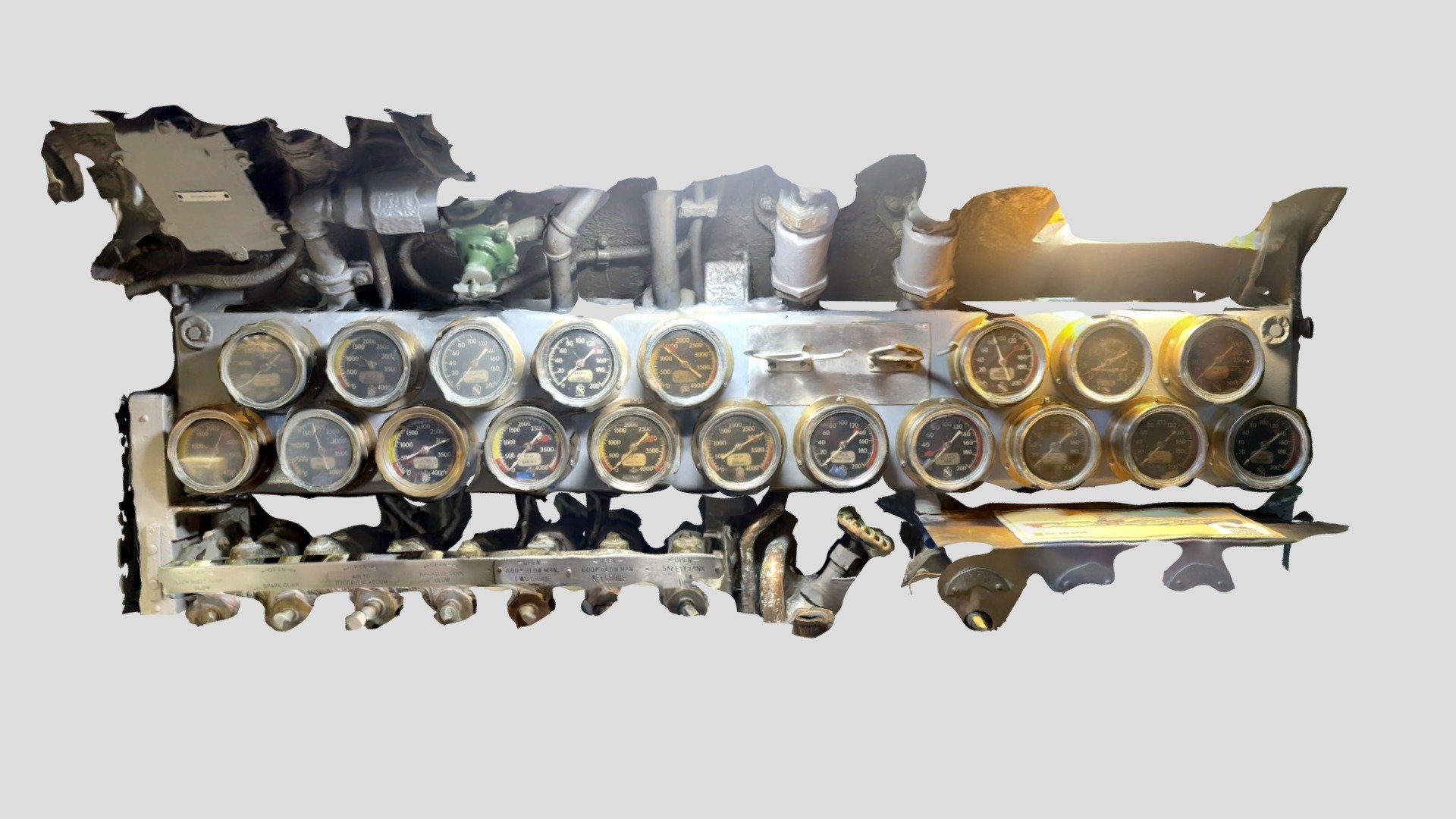 Submarine Gauge Cluster - Download Free 3D model by jonathanboring ...