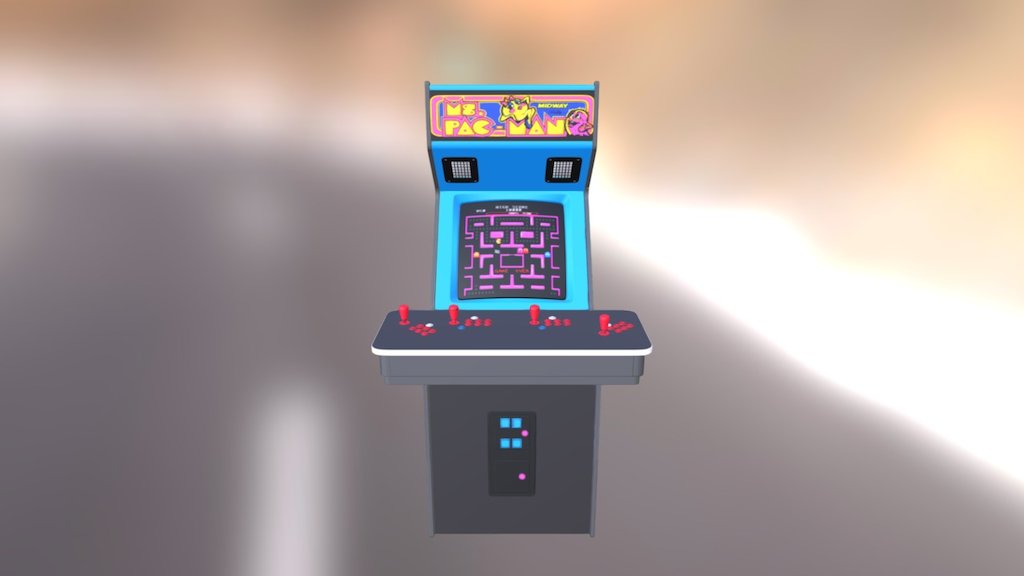 Arcade Machine - 3D model by Jessica (@jekssic) [b19768b] - Sketchfab