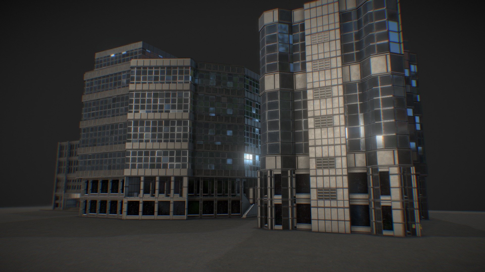 Mdec Buildings - 3D model by Ammobox-Zhaf (@Zhafri) [b1985f1] - Sketchfab