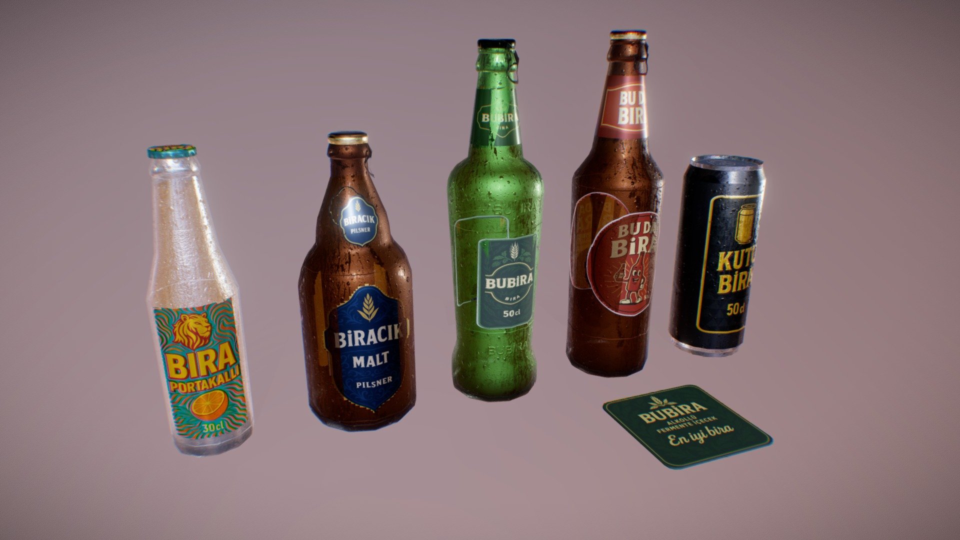 Beers - 3D model by cankut (@cankutt) [b198faa] - Sketchfab