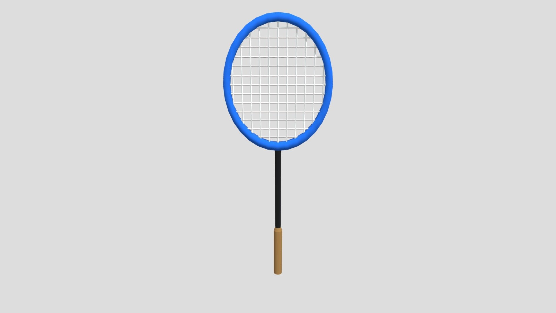 Low-Poly 3D Racket - Download Free 3D model by Produk Cerdas ...