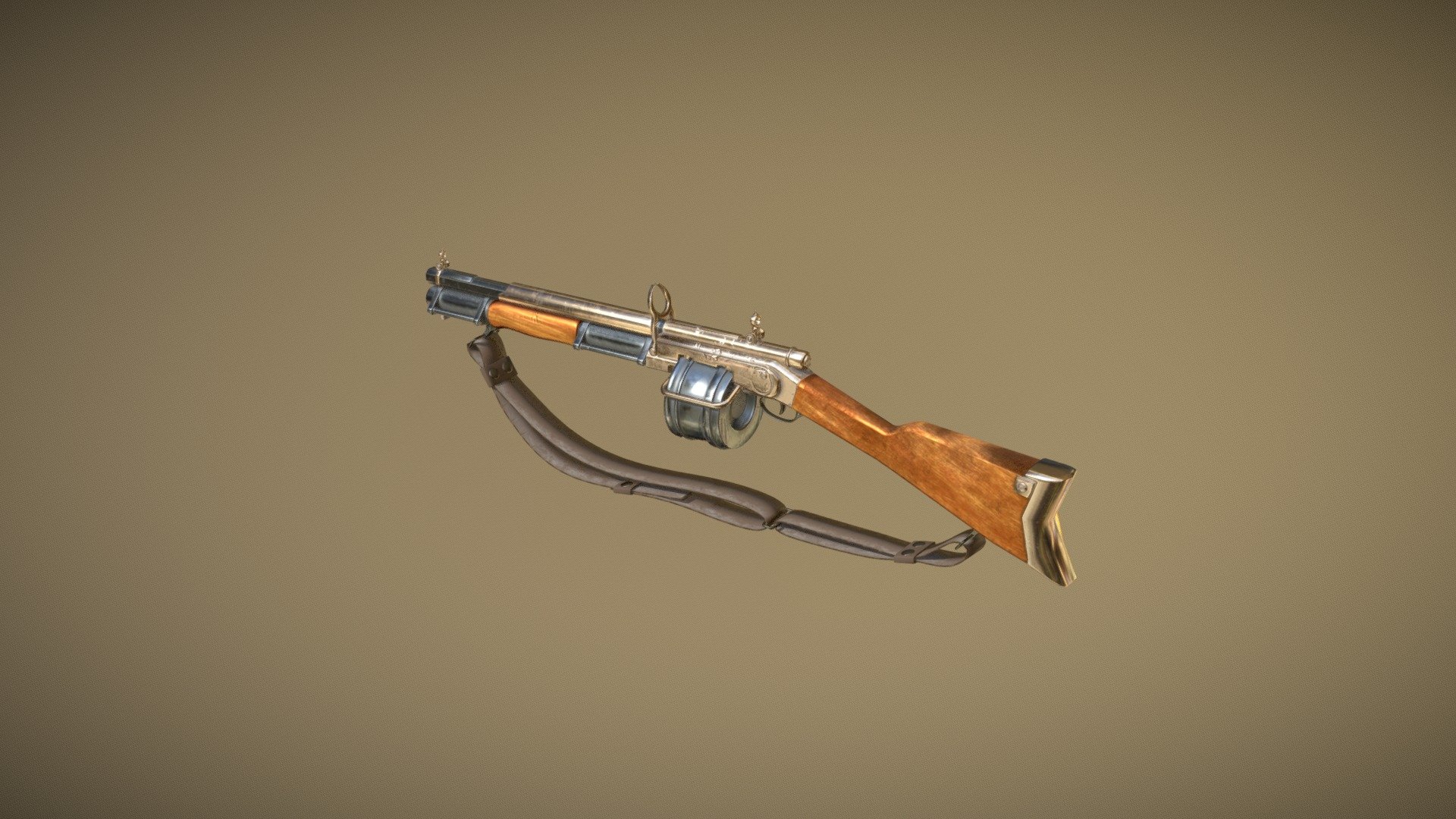 Old age gun - 3D model by Zohaib1 [b1995d3] - Sketchfab