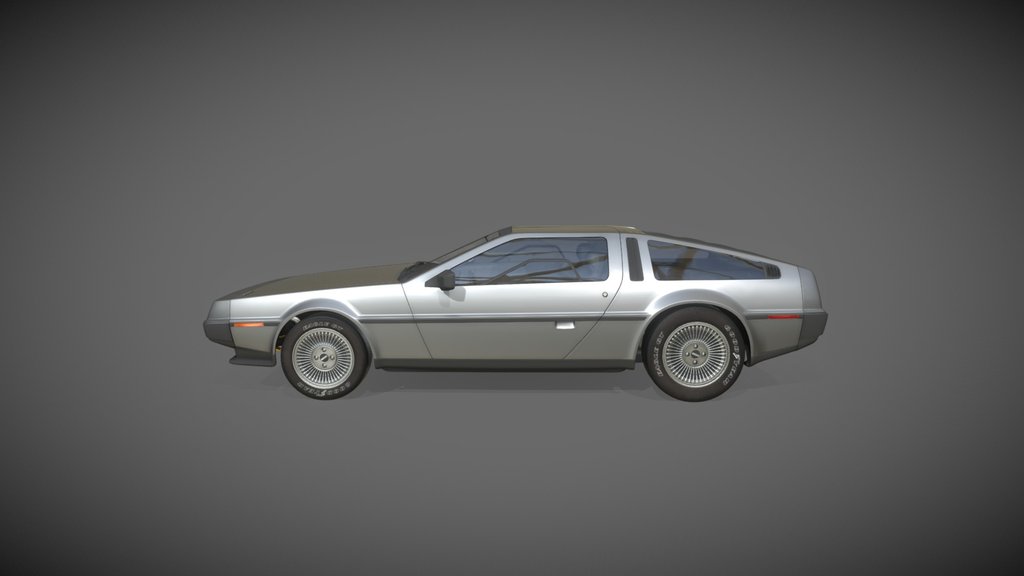Delorean - A 3D model collection by 3ddrucklife - Sketchfab