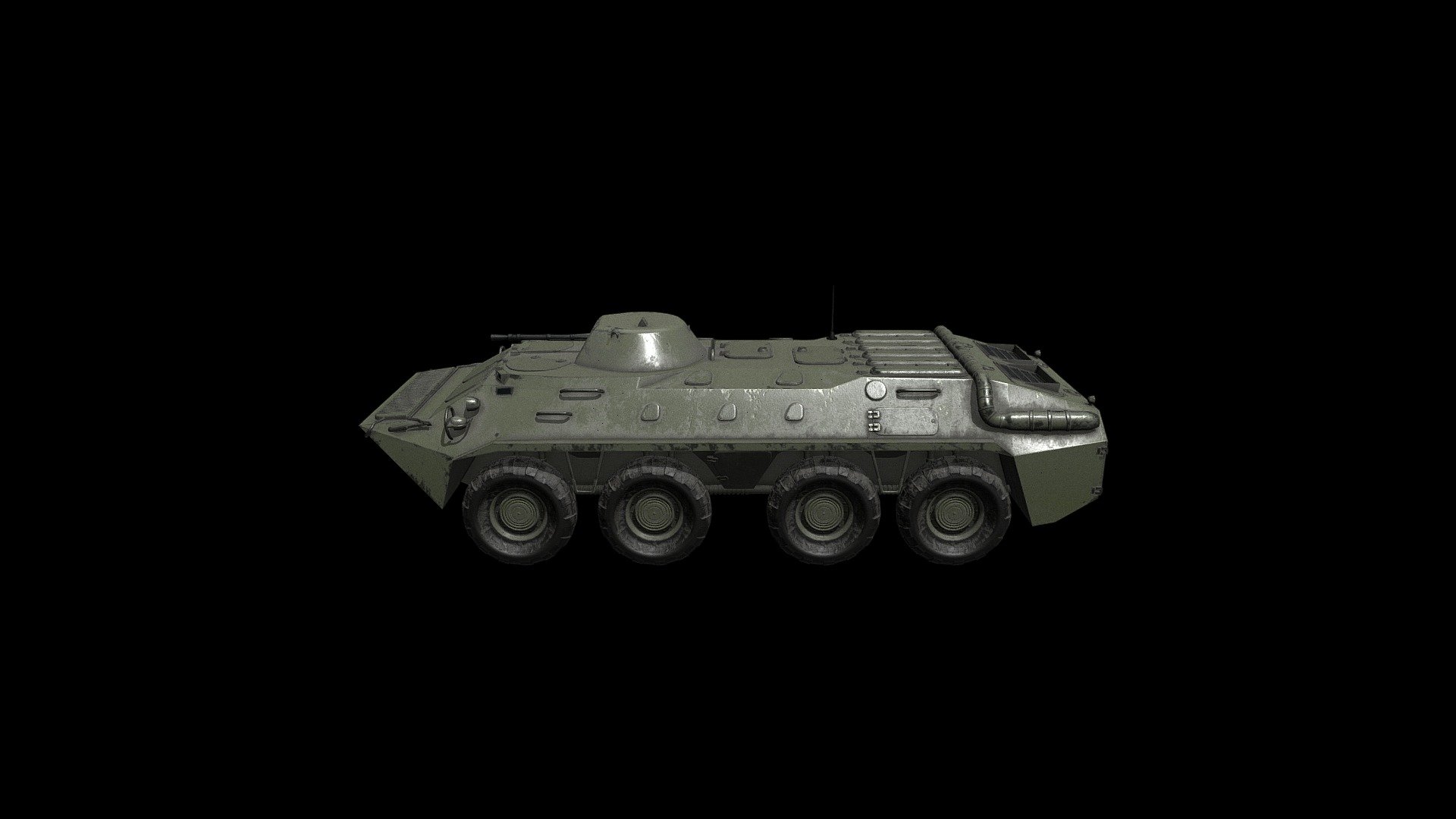 Btr-70 - 3D model by XxRxX [b19adf9] - Sketchfab
