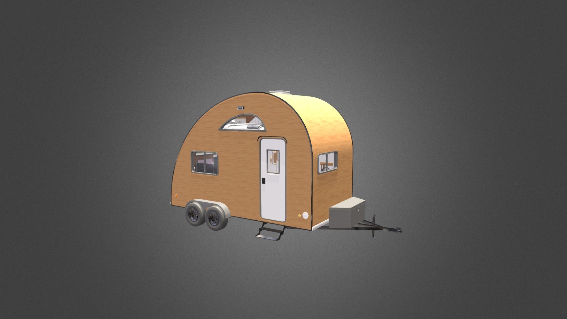 TEARDROP TRAILER - 3D model by Damarq [b19b25a] - Sketchfab