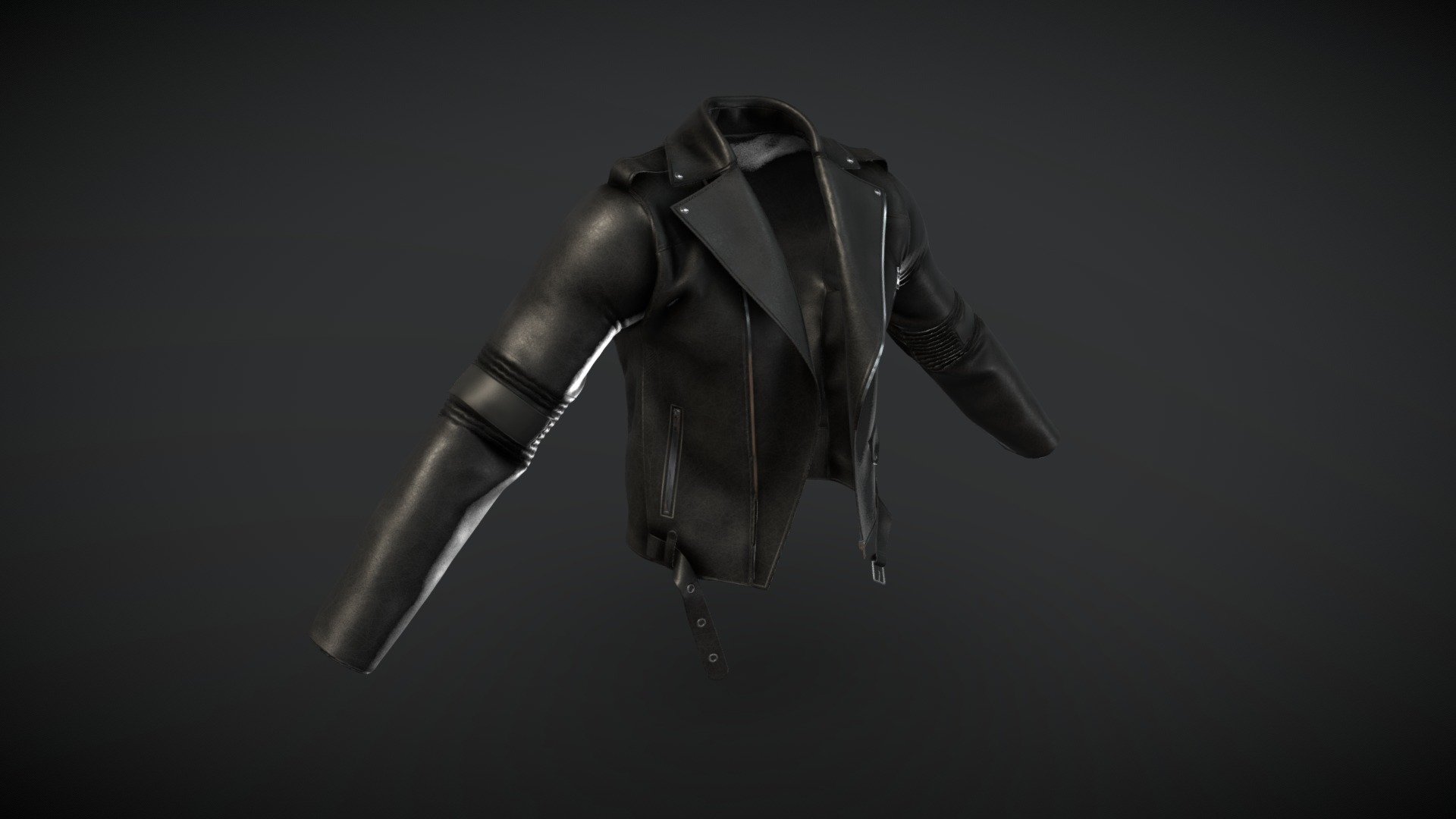 Leather Jacket - 3D model by VALDOVFX [b19c001] - Sketchfab