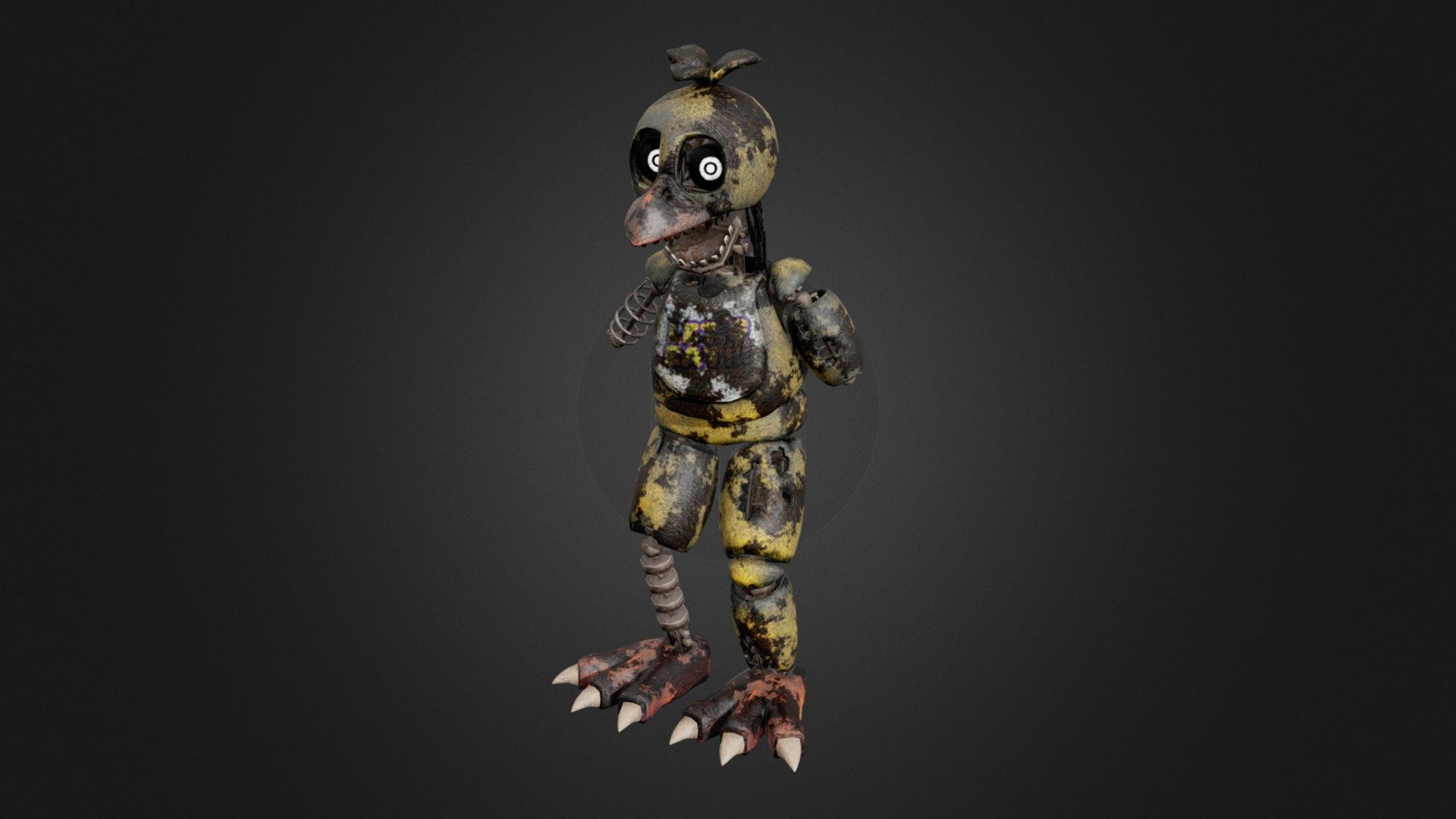 Ignited Chica HW [MODEL EDIT] - Download Free 3D model by Captain Allen ...
