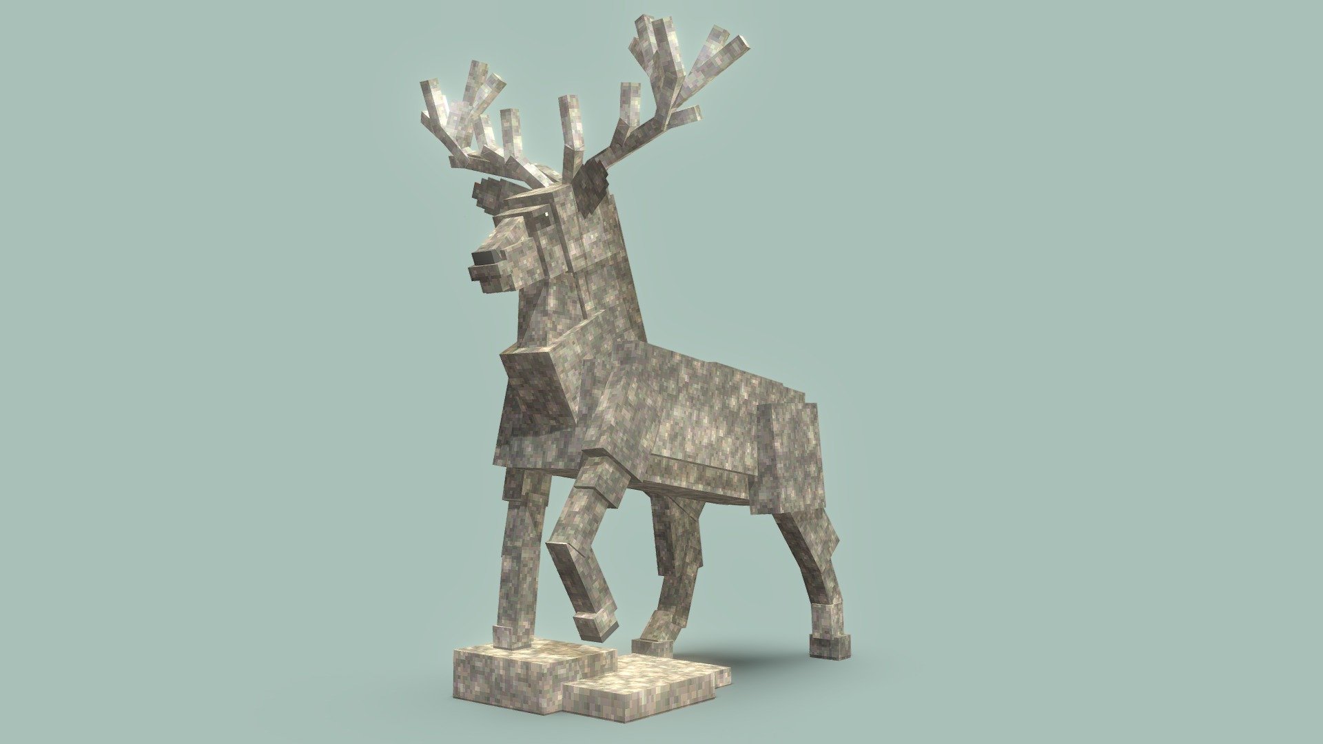 CoC - Deer Statue - 3D model by Frayseur [b19eb13] - Sketchfab