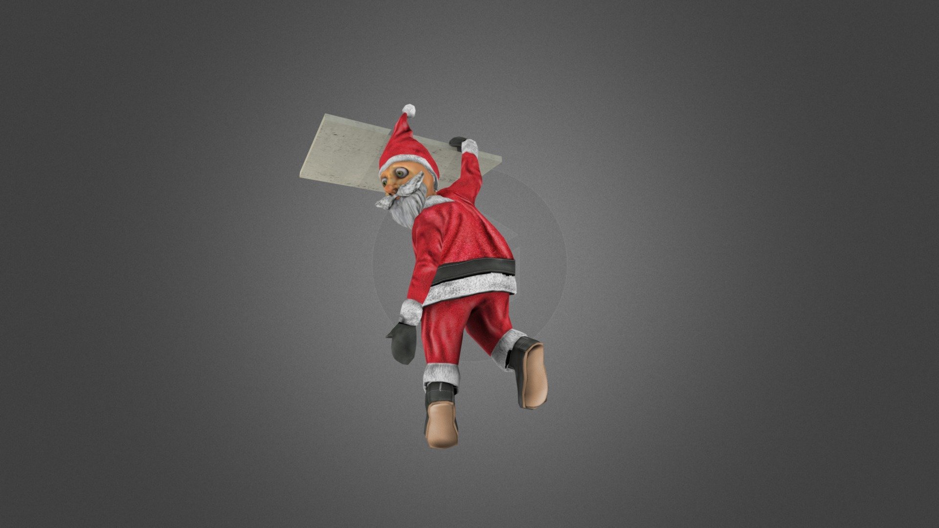 Crazy Santa 6 - 3D model by AVi (advanced virtual interactions ...