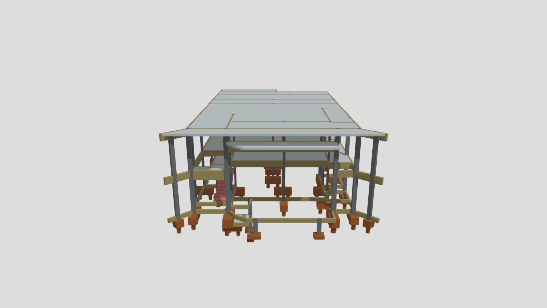 3D Estrutura Luis - 3D model by hbnengenharia [b1a08b3] - Sketchfab