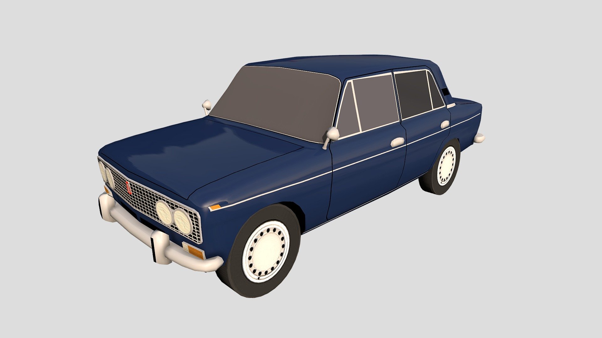 The Soviet model VAZ-2103 of 1972-1984 - 3D model by cr_monroe (@cr ...