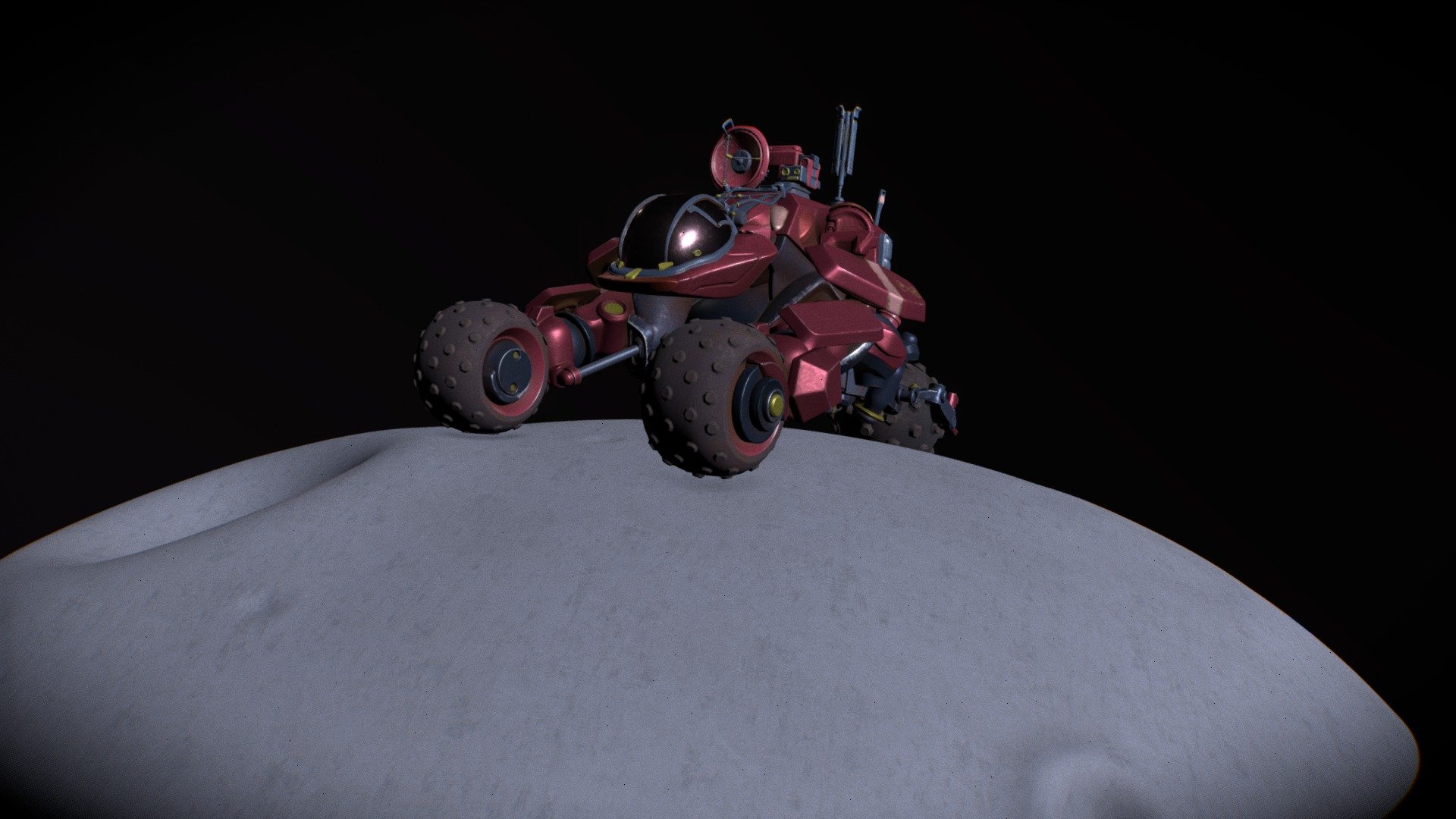 Moon Traveler - Download Free 3D model by sassuscus [b1a12b9] - Sketchfab