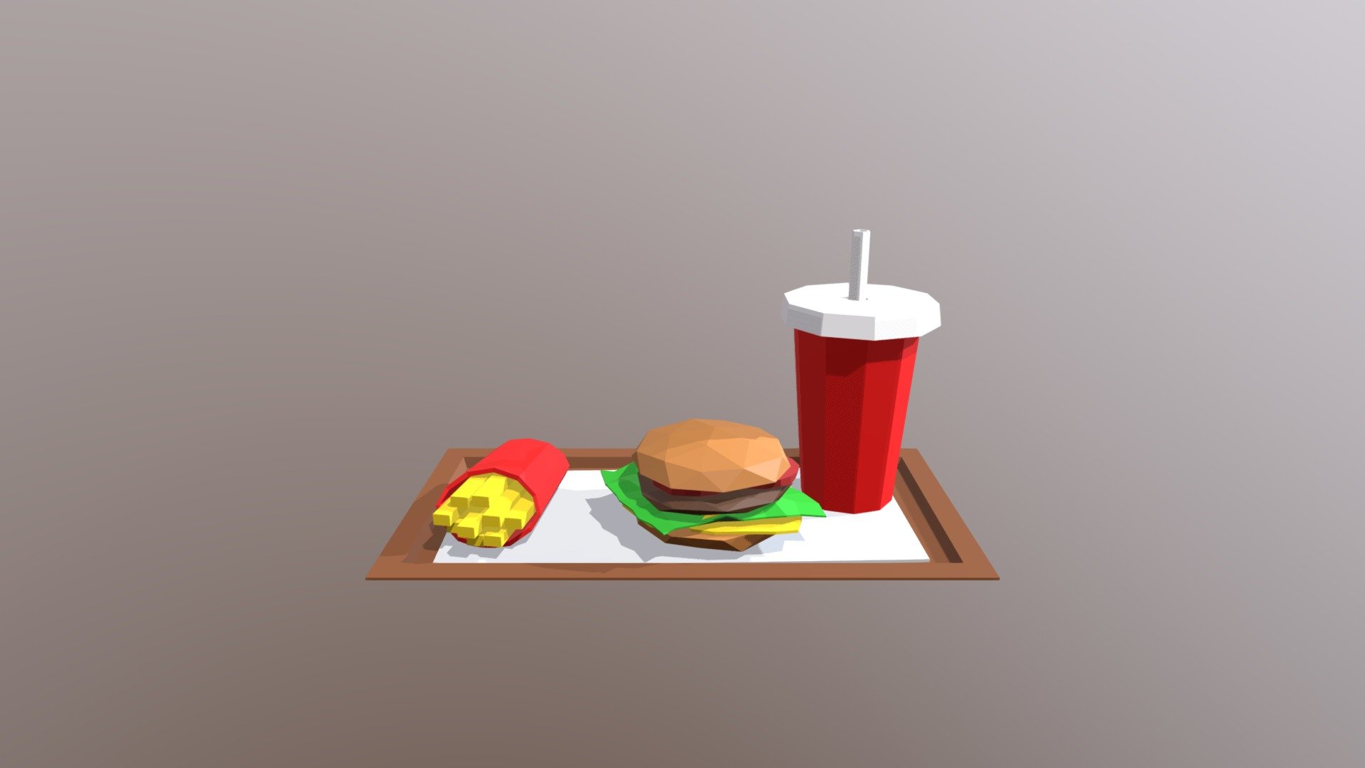 Fast Food - Download Free 3D model by Konstantin_Keller [b1a1d99 ...