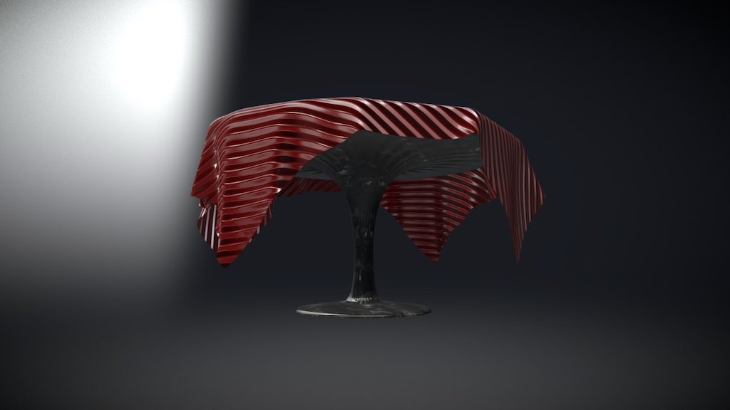 Table with cloth - 3D model by Aoerchemix [b1a2990] - Sketchfab