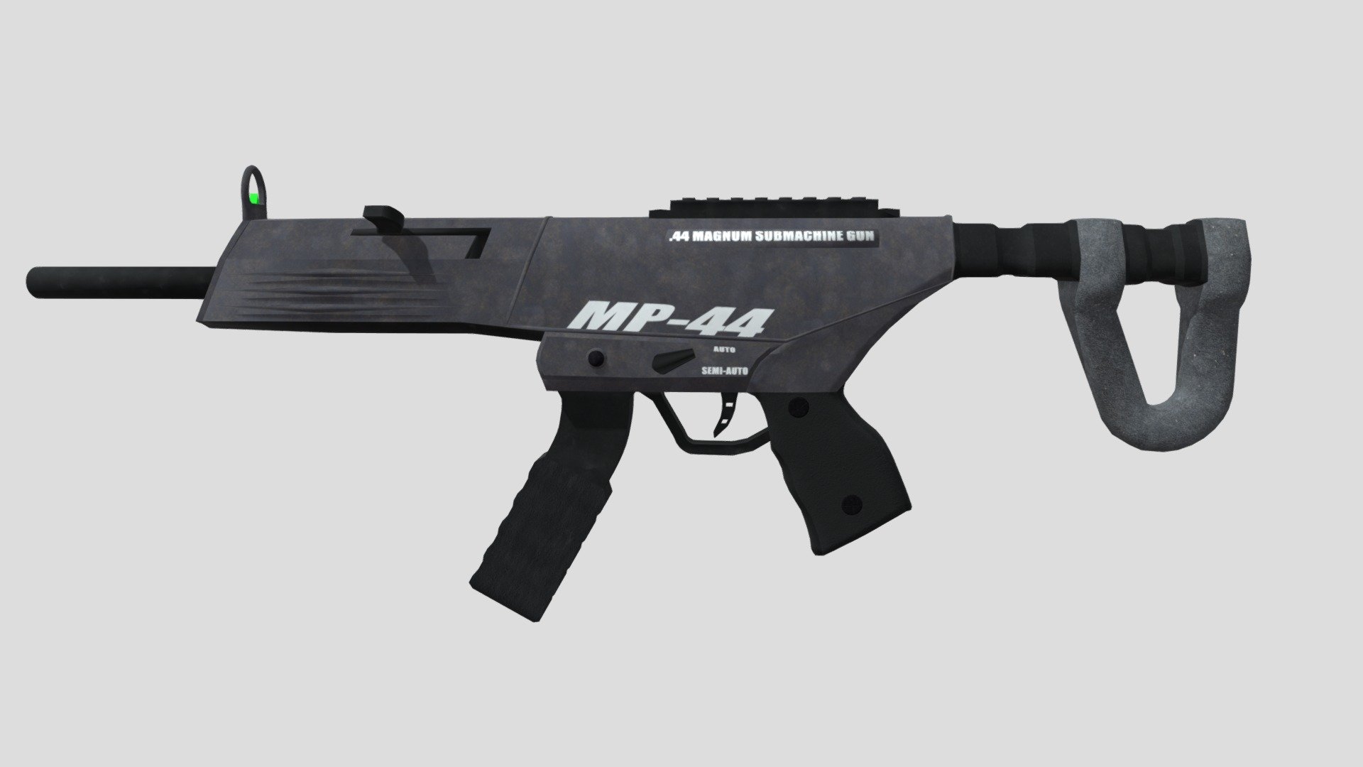 MP-44 Submachine Gun - 3D model by Taz100420 [b1a2ea5] - Sketchfab