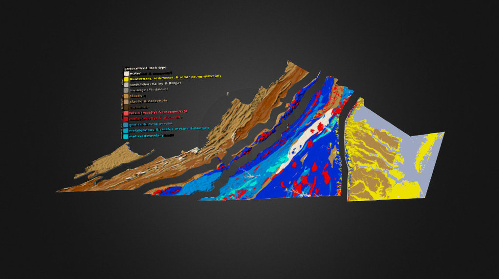 physiographic map of virginia