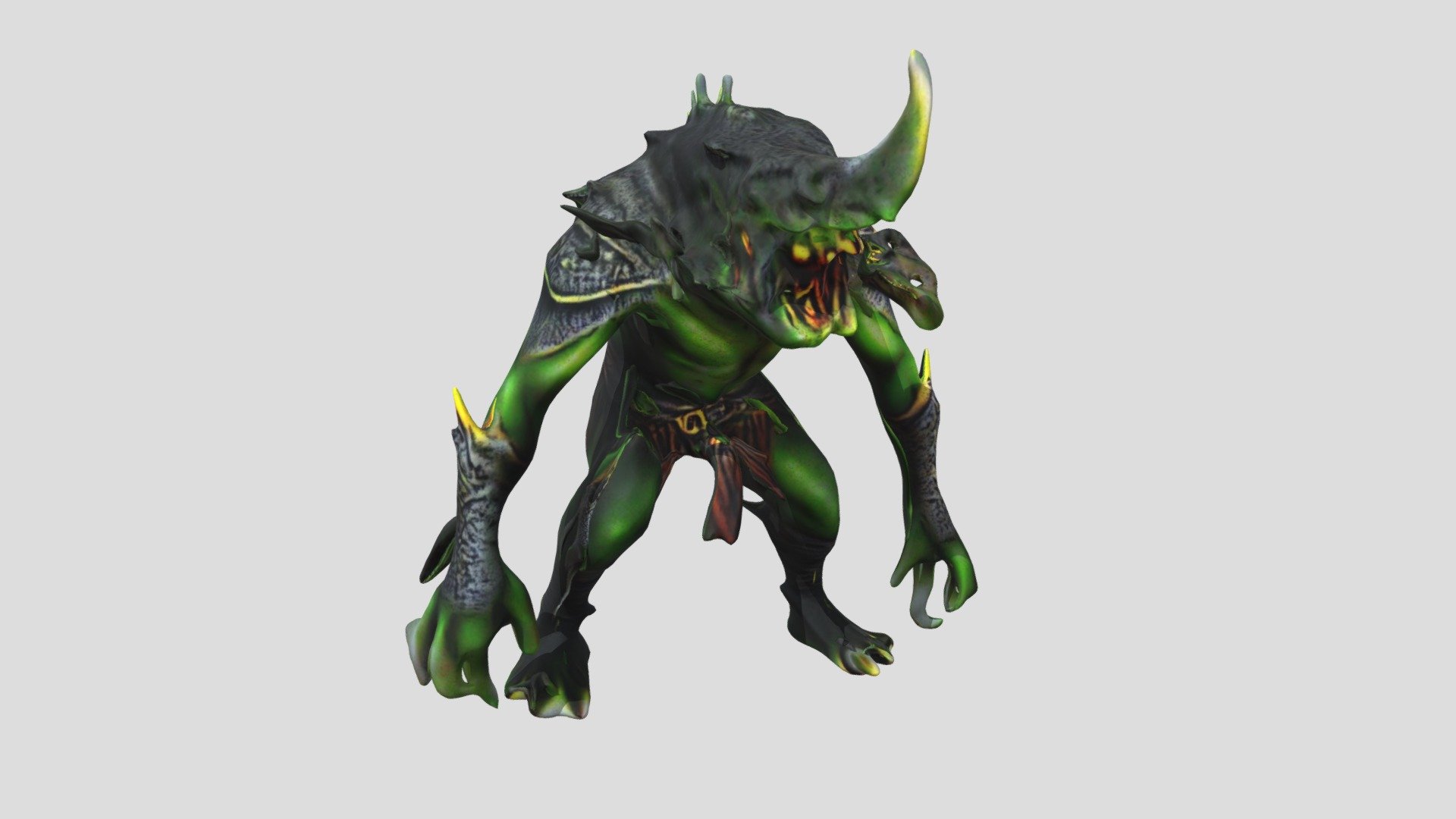 Monster - Download Free 3D model by VGustavo [b1a7dff] - Sketchfab