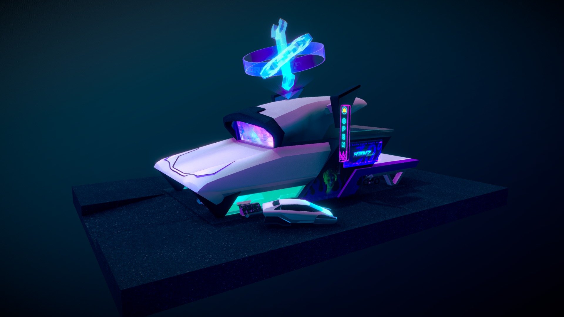 UNDO027 // Kong Kenji - Workshop - 3D model by kkenji.37 [b1ad79e ...