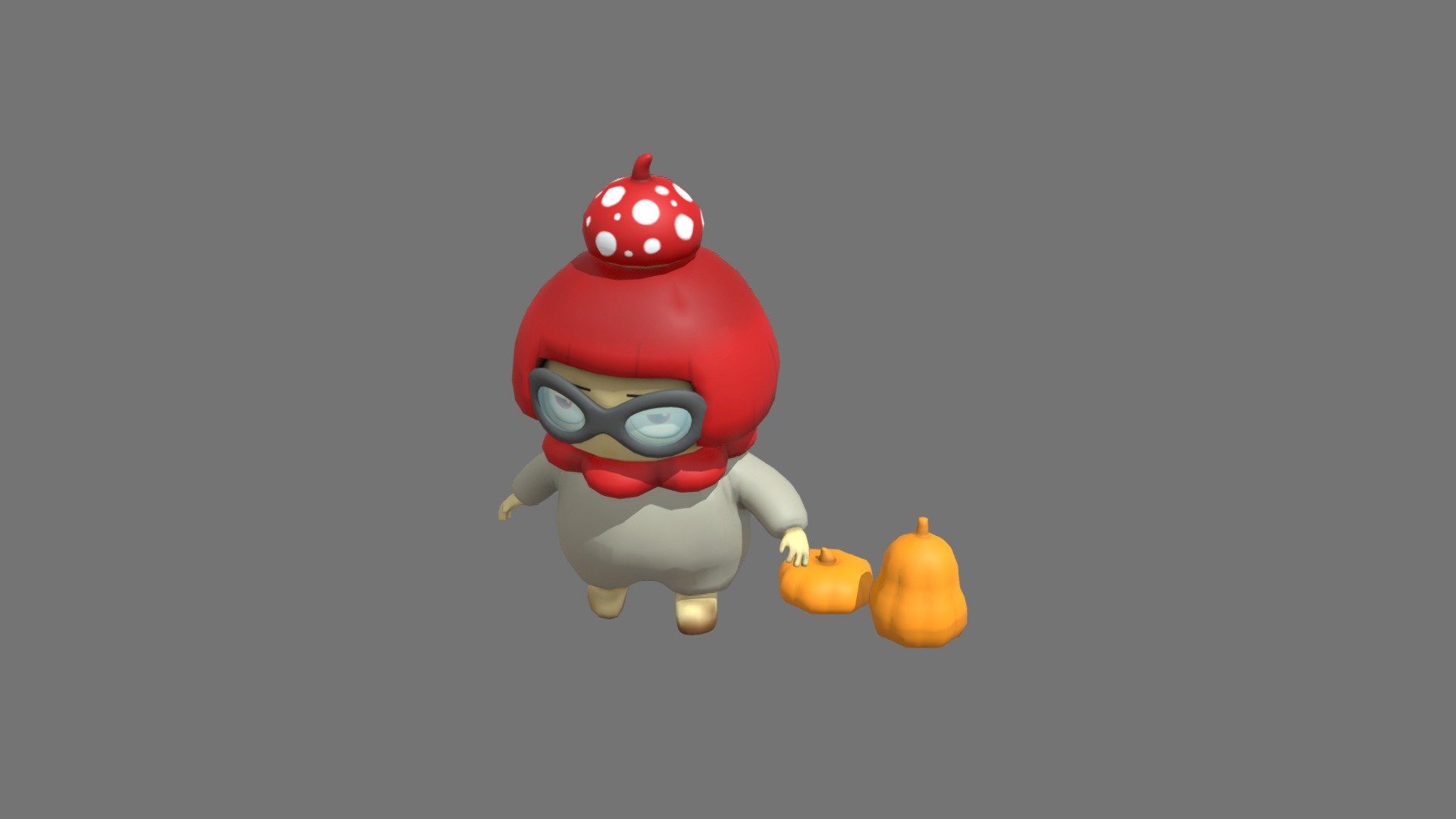 Yayoi Kusama Fan Art - Download Free 3D model by Padrie [b1ae2cf ...
