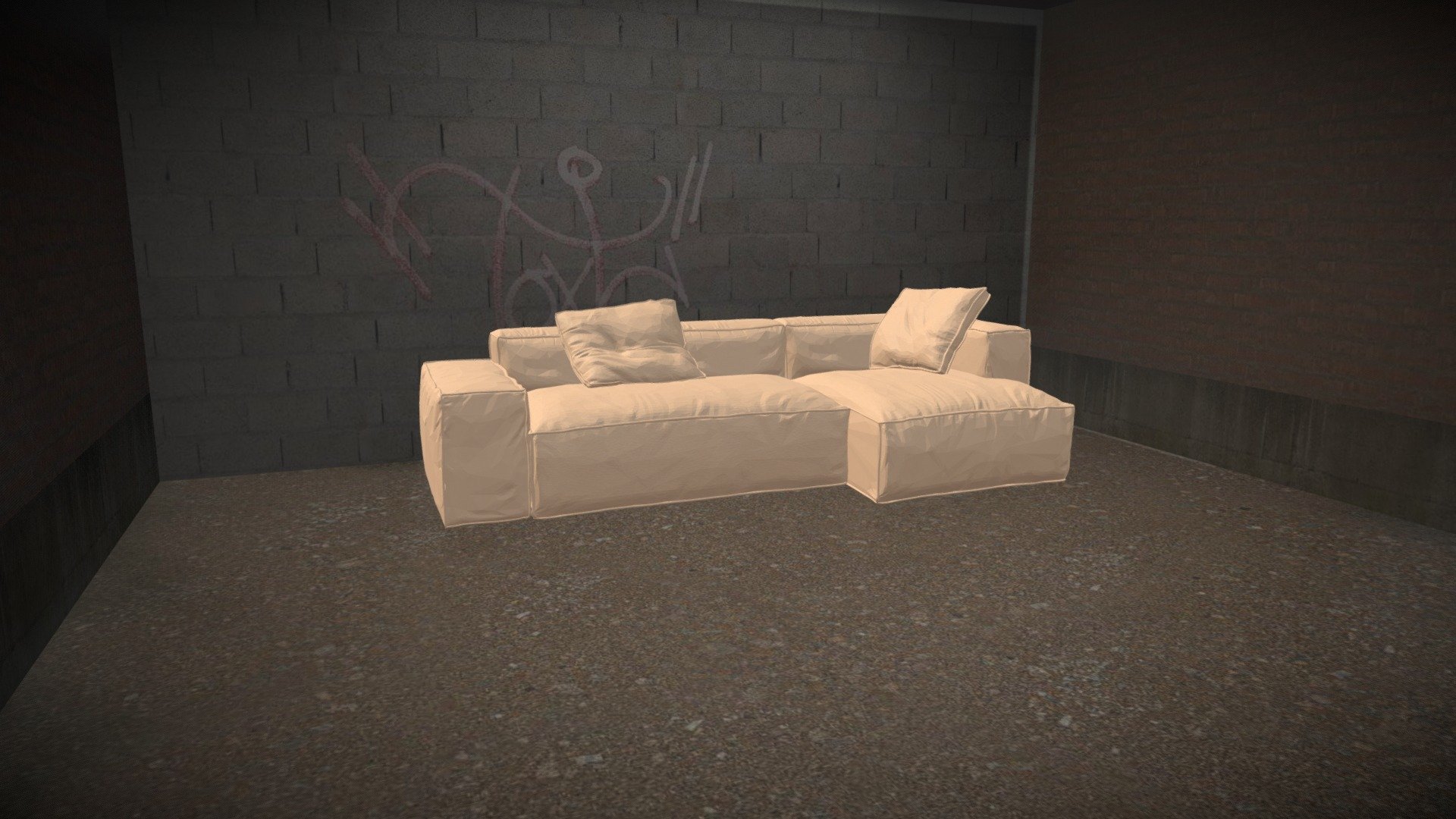 SOFA BEAN - 3D model by AZKA - VINKEL (@azka.vinkel) [b1ae8a9] - Sketchfab