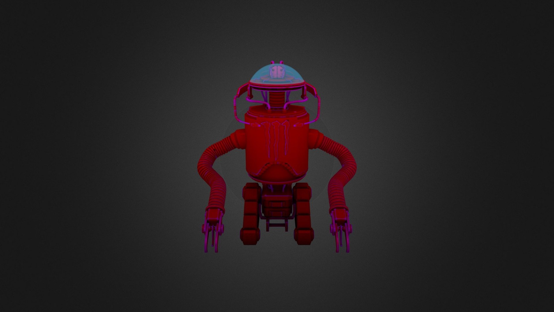 Stylized Robot - 3D model by bmparker17 [b1b05c7] - Sketchfab