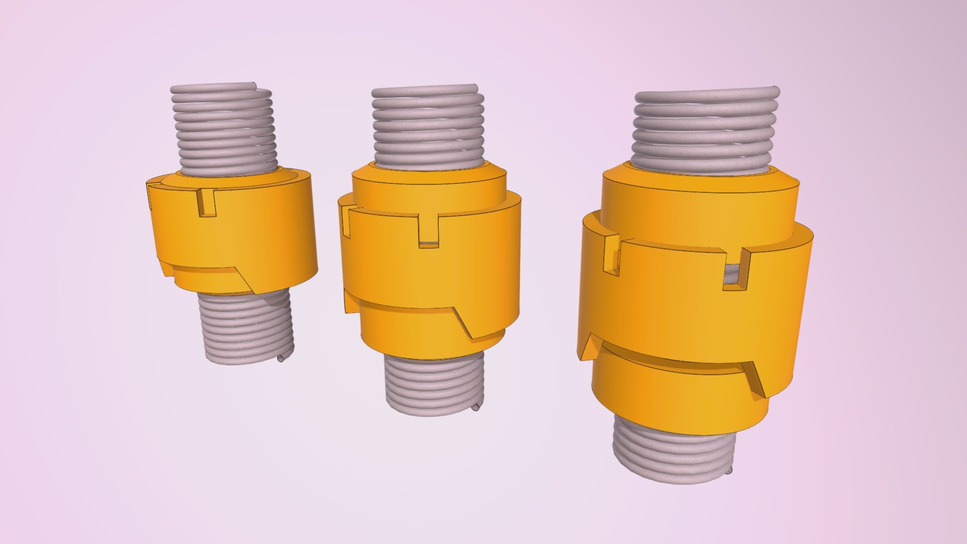 vesMO 3DMP-G 3Dメタルパイプ ゴールドタイプ - 3D model by vesMO [b1b25b7] - Sketchfab