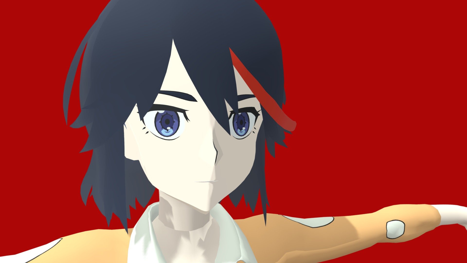 Ryuko Matoi Pajamas Kill La Kill - Download Free 3D model by ...