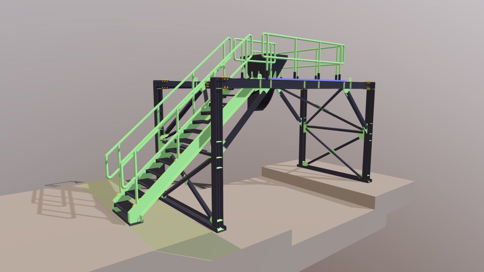 Chute_Plataforma Chute_1 - 3D model by gabriel.acuna.b@gmail.com ...