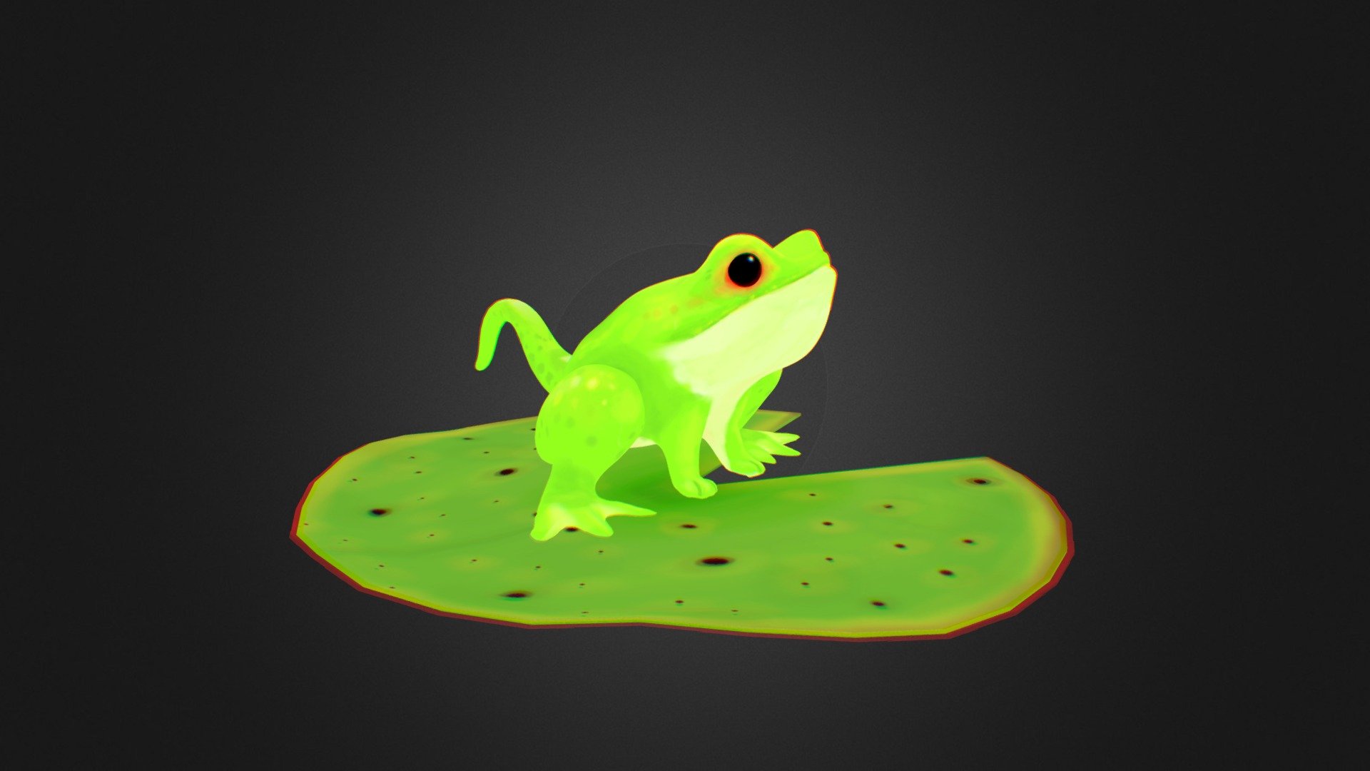 Green Frog - 3D model by BENREIMI [b1b299a] - Sketchfab