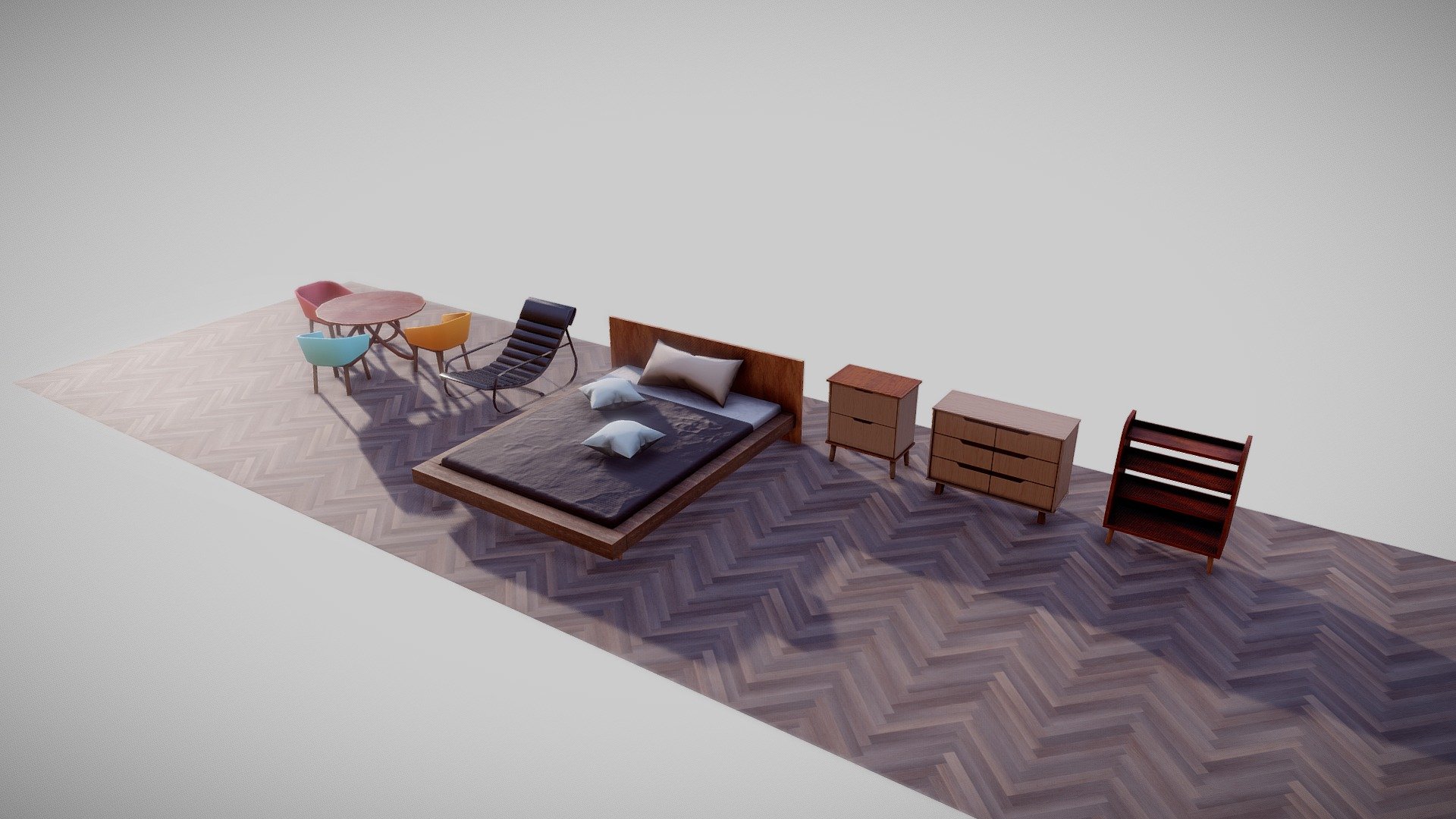 Modern Interior Pack - Download Free 3D model by Mumladze28 [b1b328f ...