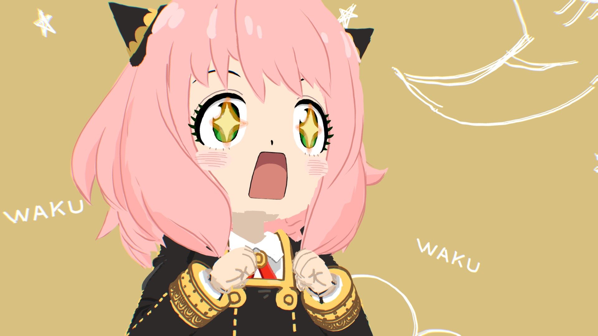 Anya Forger - Wakuwaku - 3D model by sy-kim [b1b3cb1] - Sketchfab