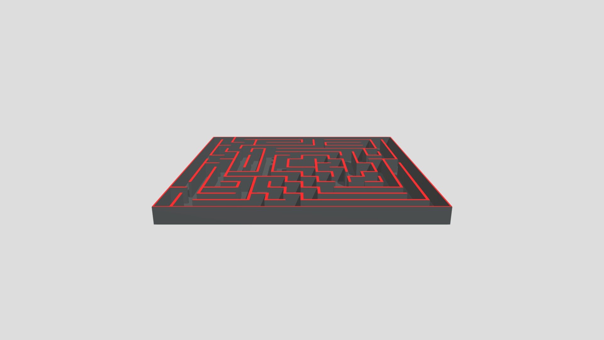 MicroMouse Maze - Download Free 3D model by gowtham2001 [b1b457d ...