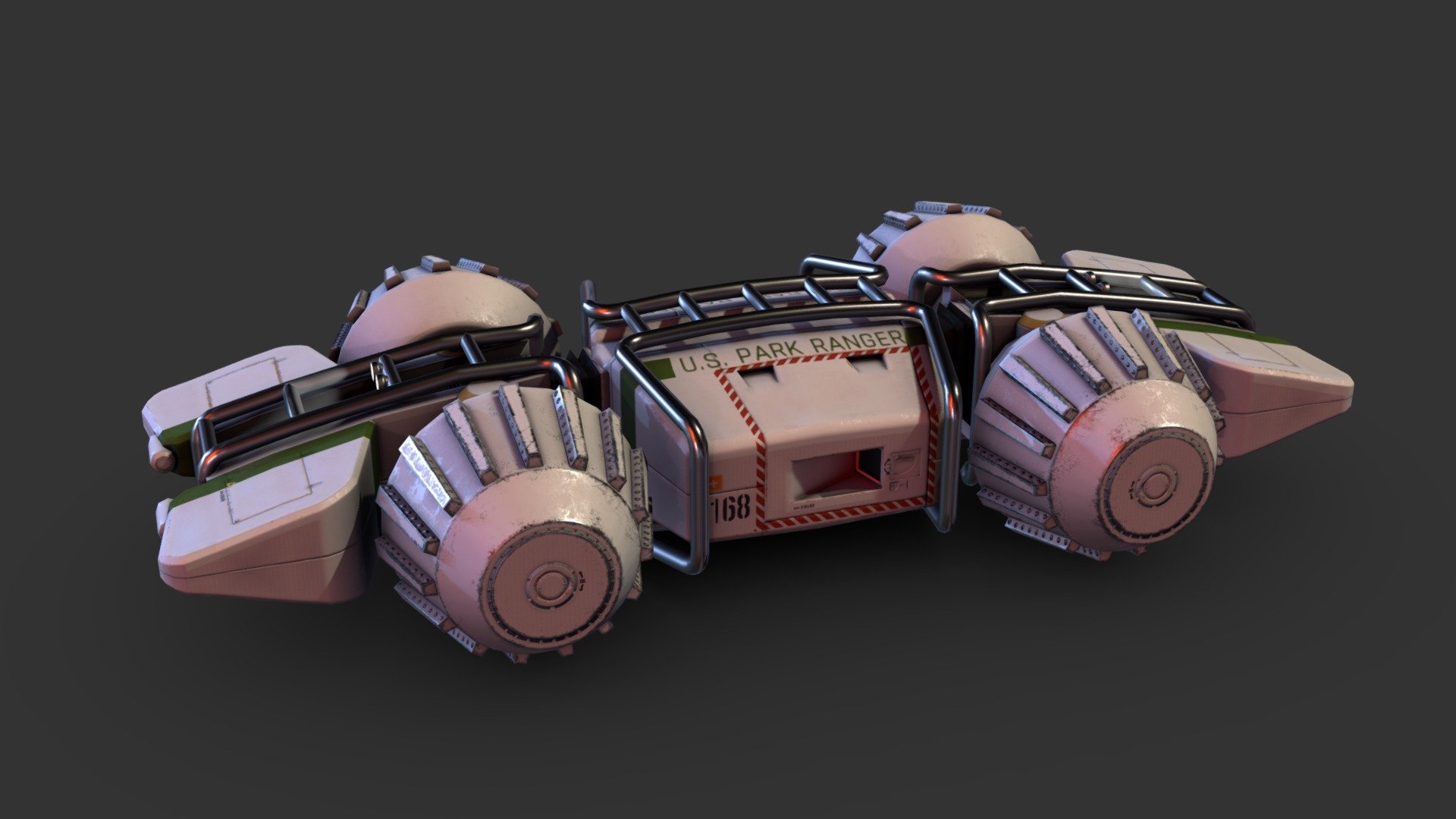 Grumman IAV Park Ranger Utility Vehicle - 3D model by Renafox ...