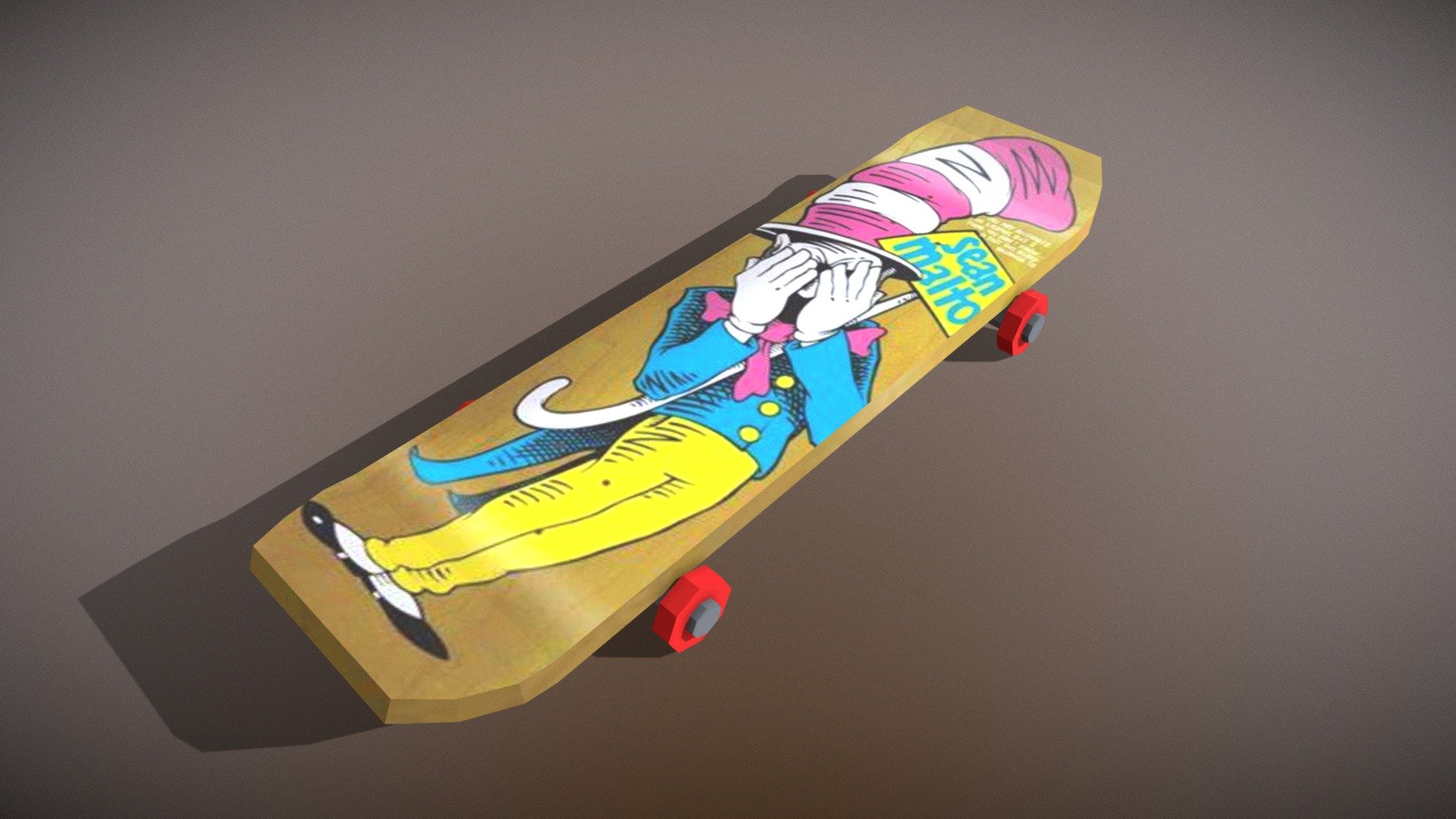 Low Poly Skateboard - Download Free 3D model by _its_sagar_bro [b1b578f] - Sketchfab