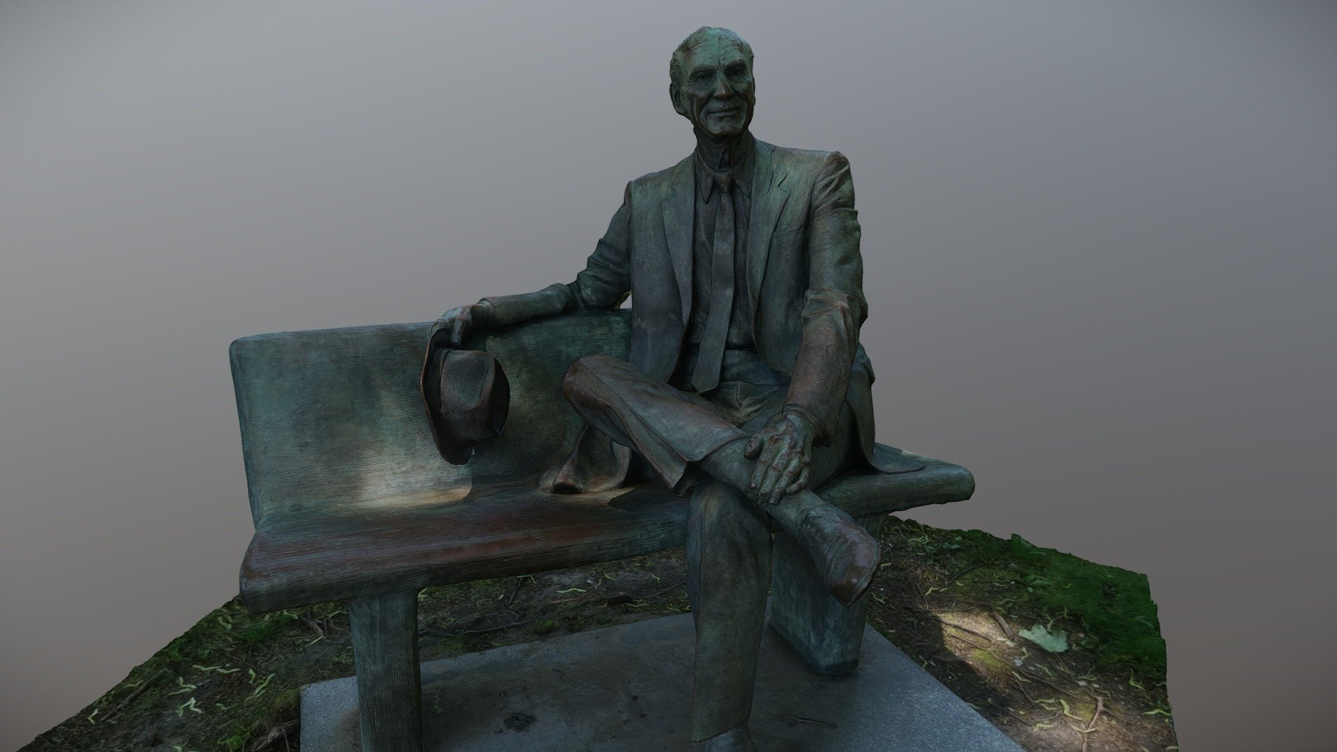 Lewis A Sawyer Statue Statue - 3D model by Tim.Jackson [b1b5bbc ...