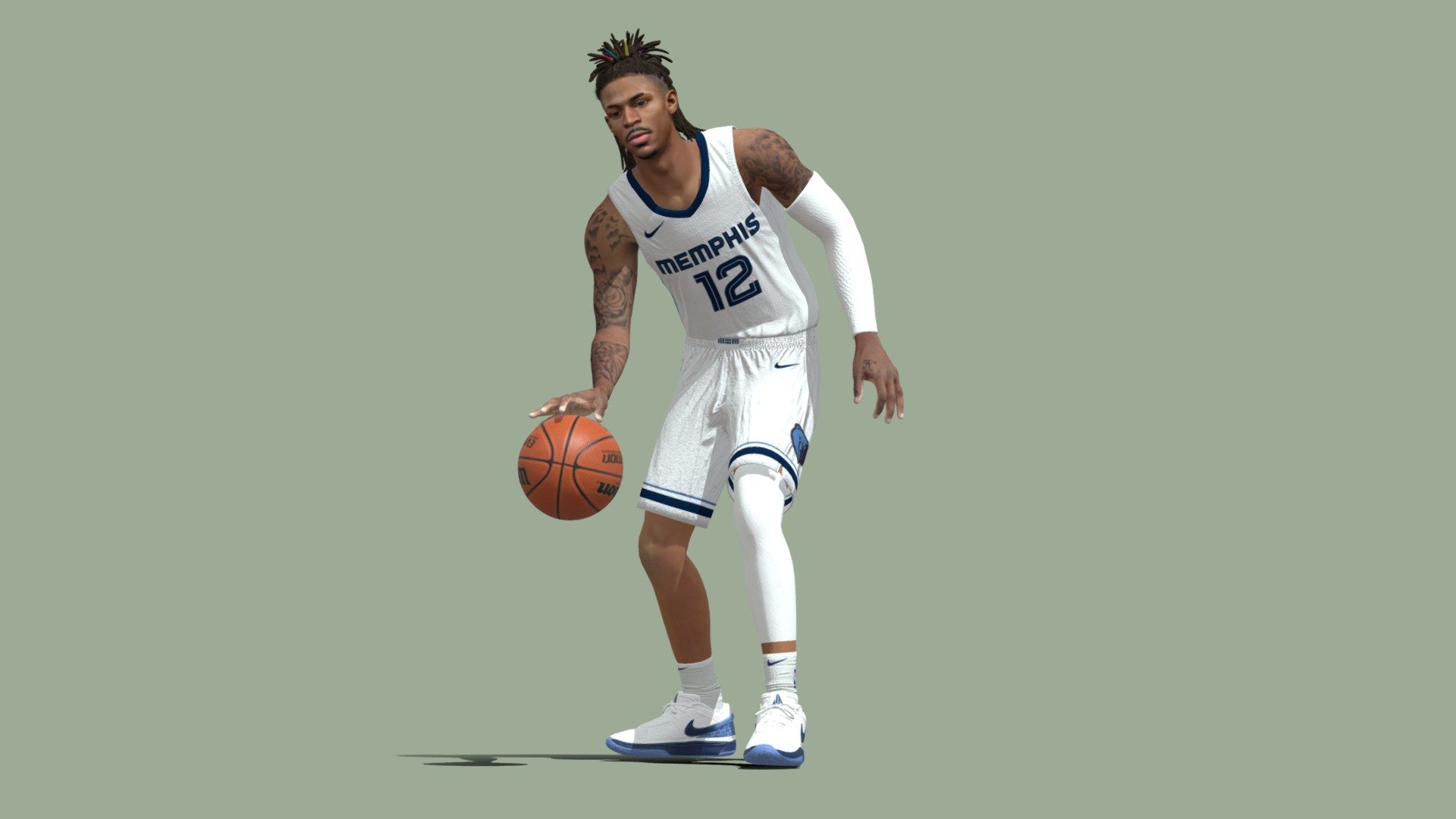 Ja Morant Memphis Grizzlies NBA - 3D model by NBA basketball player ...