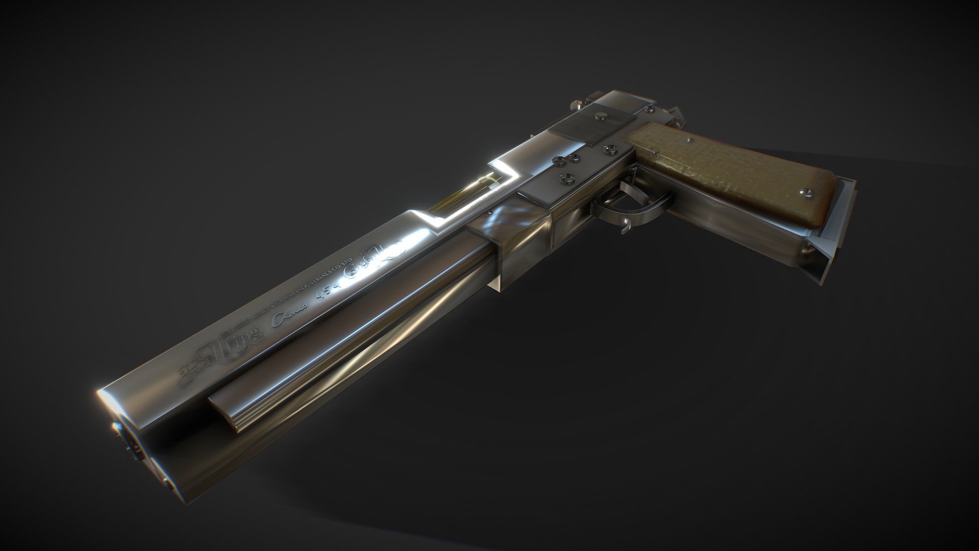 Hellsing ARM454 Casul Auto Silver - Download Free 3D model by isramtz ...