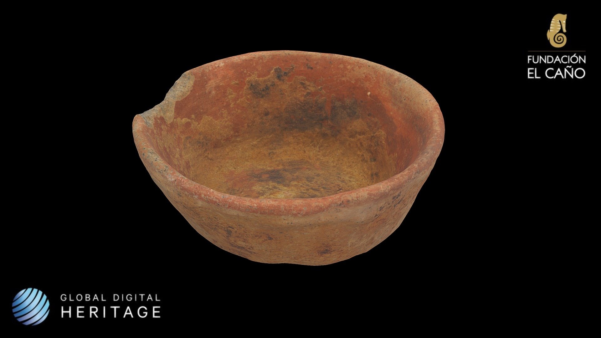 Bowl with red slip, El Caño, Panama - Download Free 3D model by Global ...