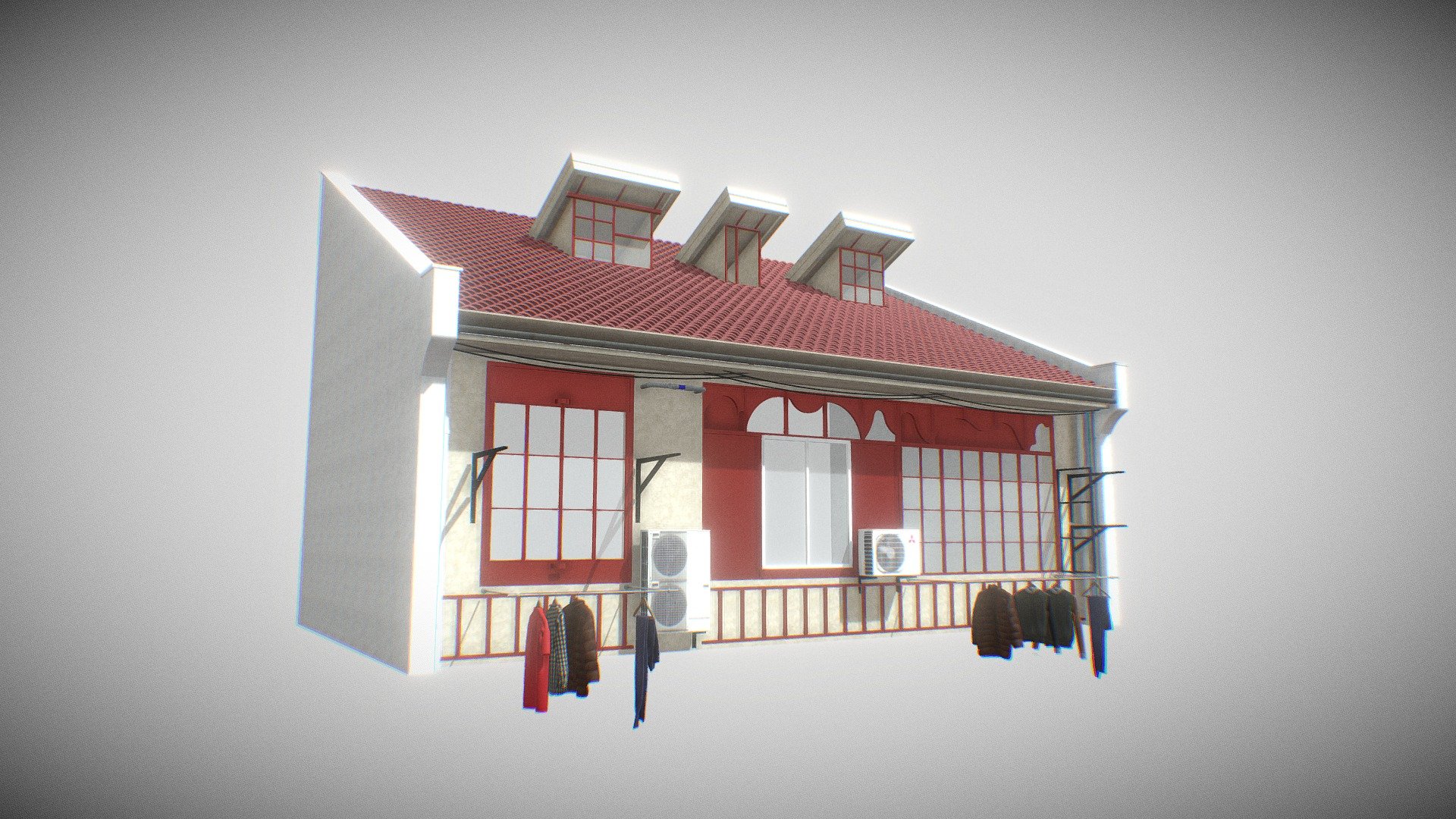 Shikumen, Shanghai - Buy Royalty Free 3D model by okotaru (@loaferspore ...
