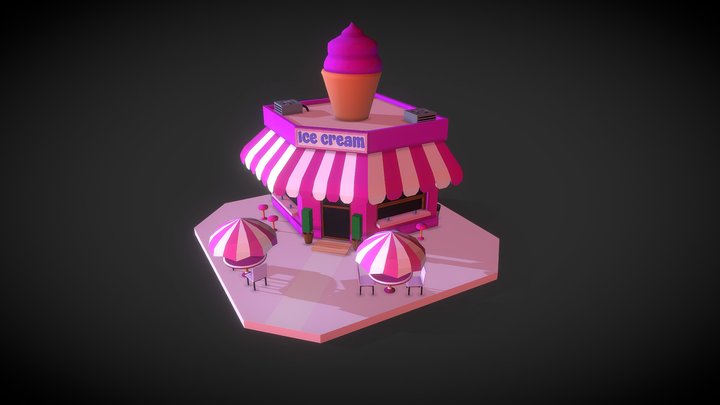 Ice-cream 3D models - Sketchfab
