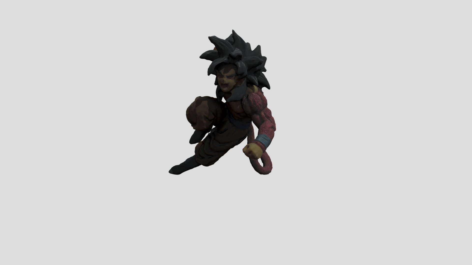 Goku-super-saiyan-4-from-dragonball-gt - 3D model by ejohnson967 ...