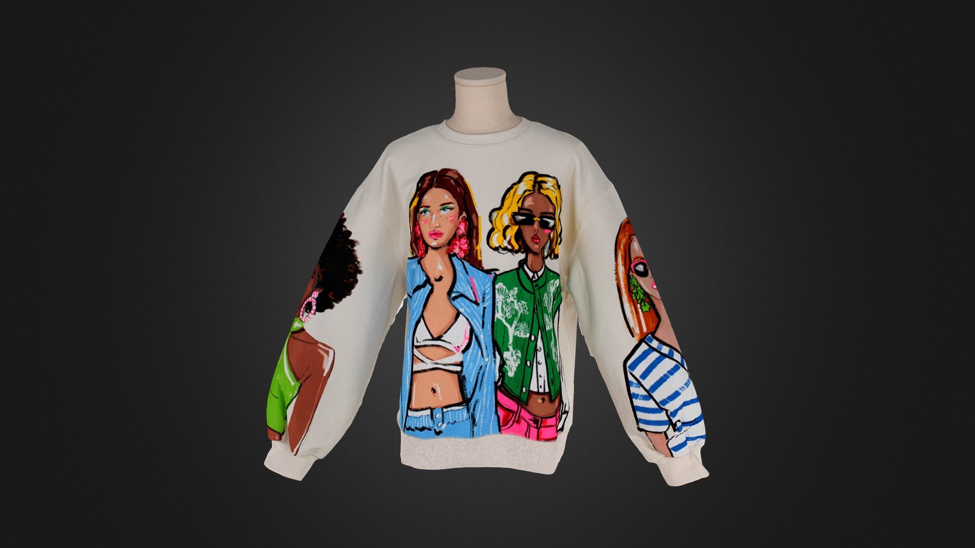 Print Sweatshirt - 3D model by Spark Studio (@photorobot) [b1b9bdd ...