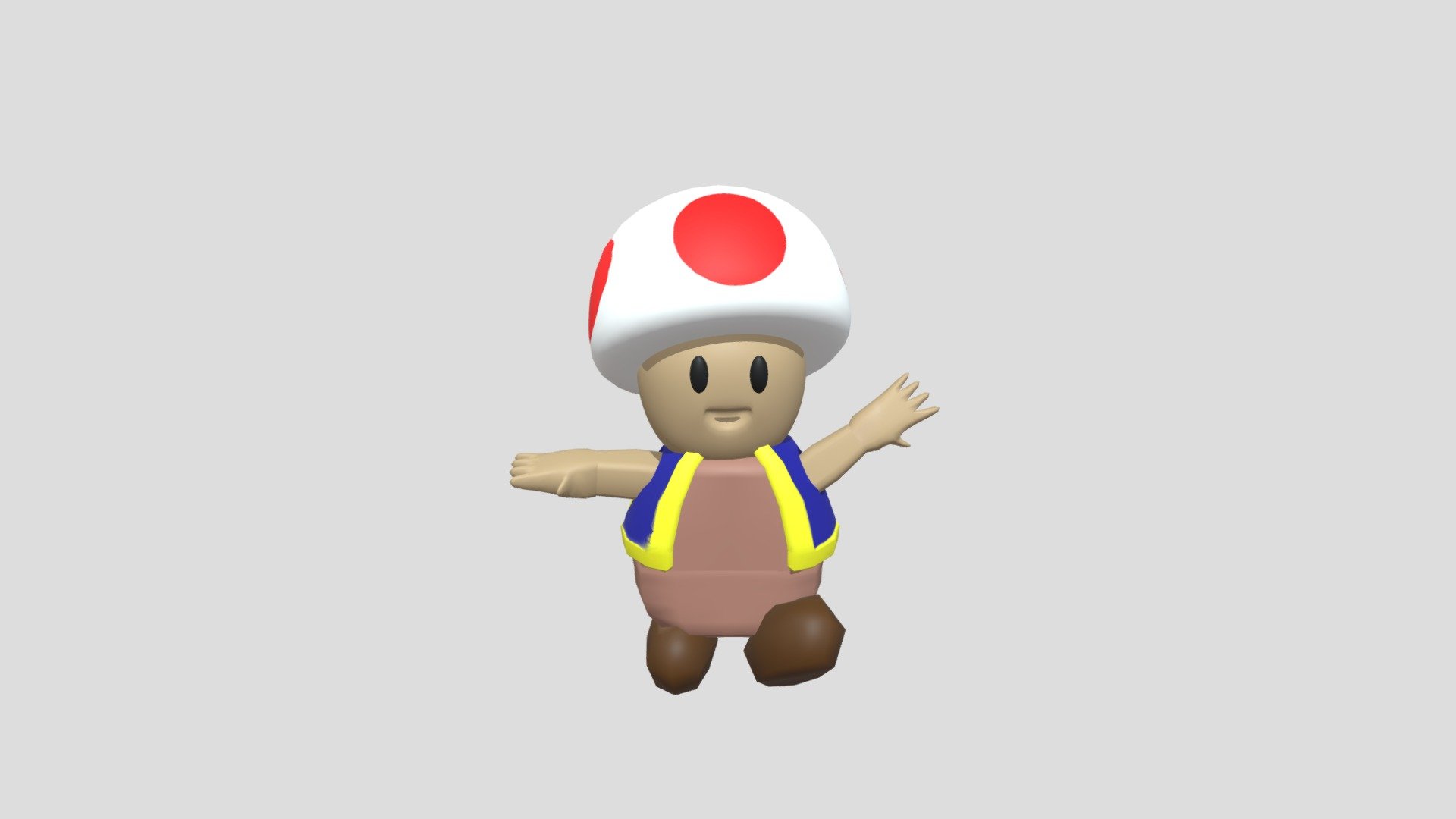 toad con pose - 3D model by amelia65445 [b1ba1fb] - Sketchfab