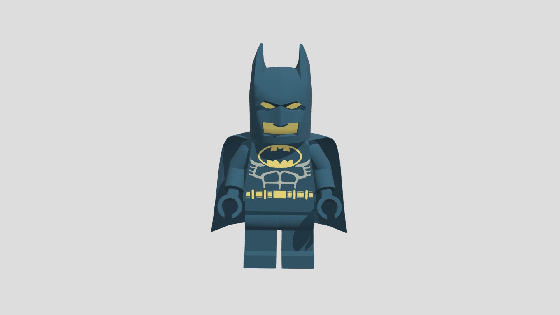 Batman Lego - 3D model by chyi [b1bbc49] - Sketchfab