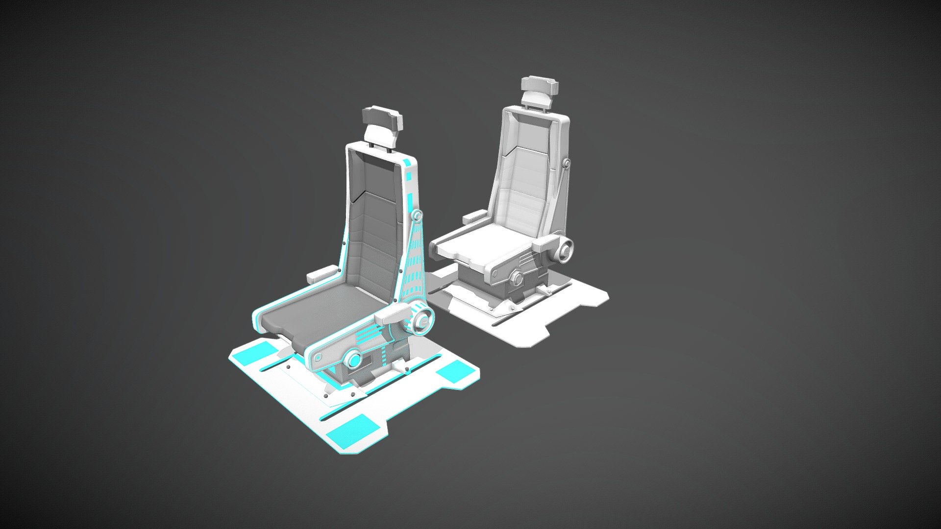 Free Space Ship Chair - Download Free 3D model by Trinh Hoang Hieu ...