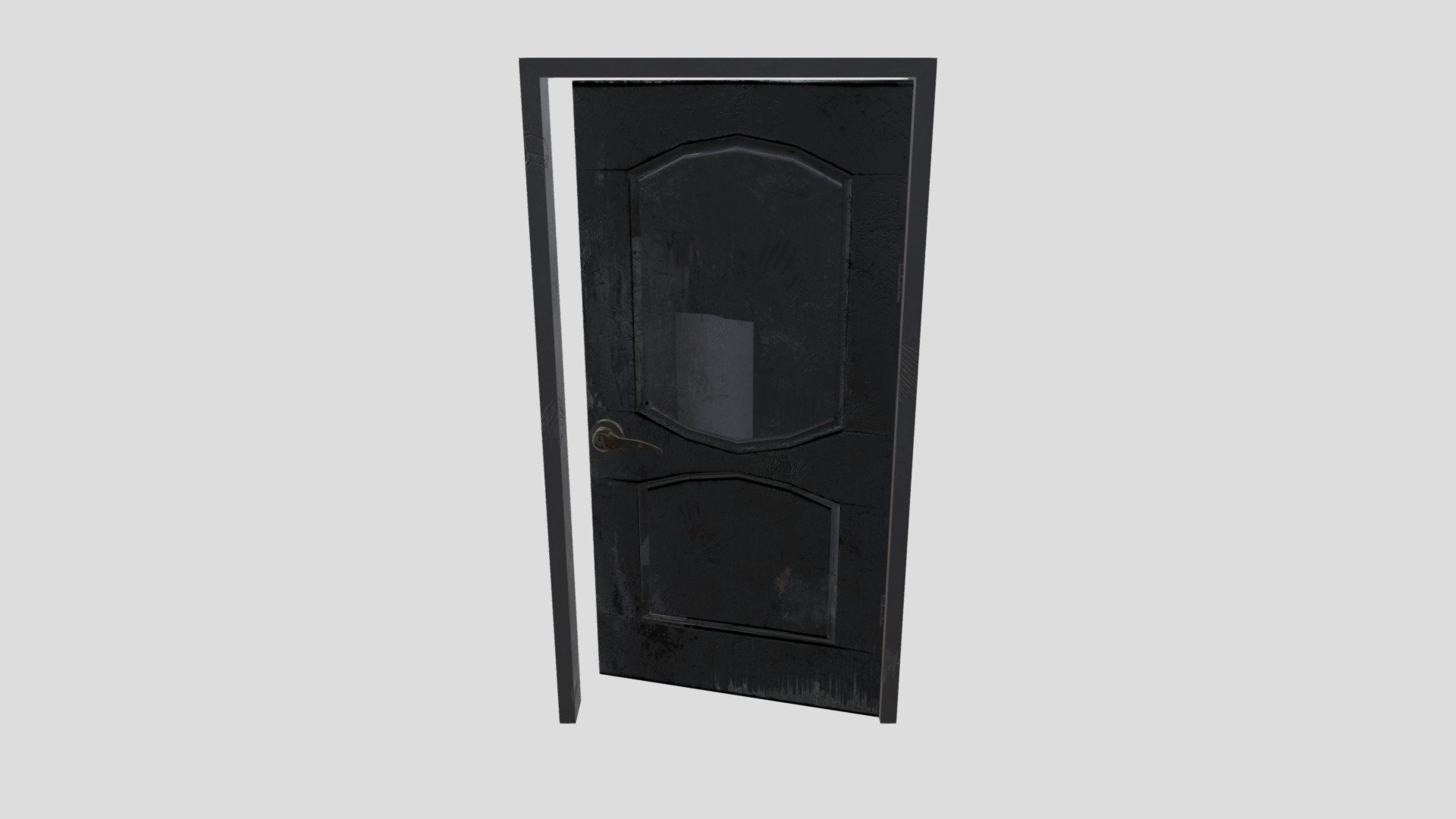 Haunted door - 3D model by y00ng [b1bf0a0] - Sketchfab