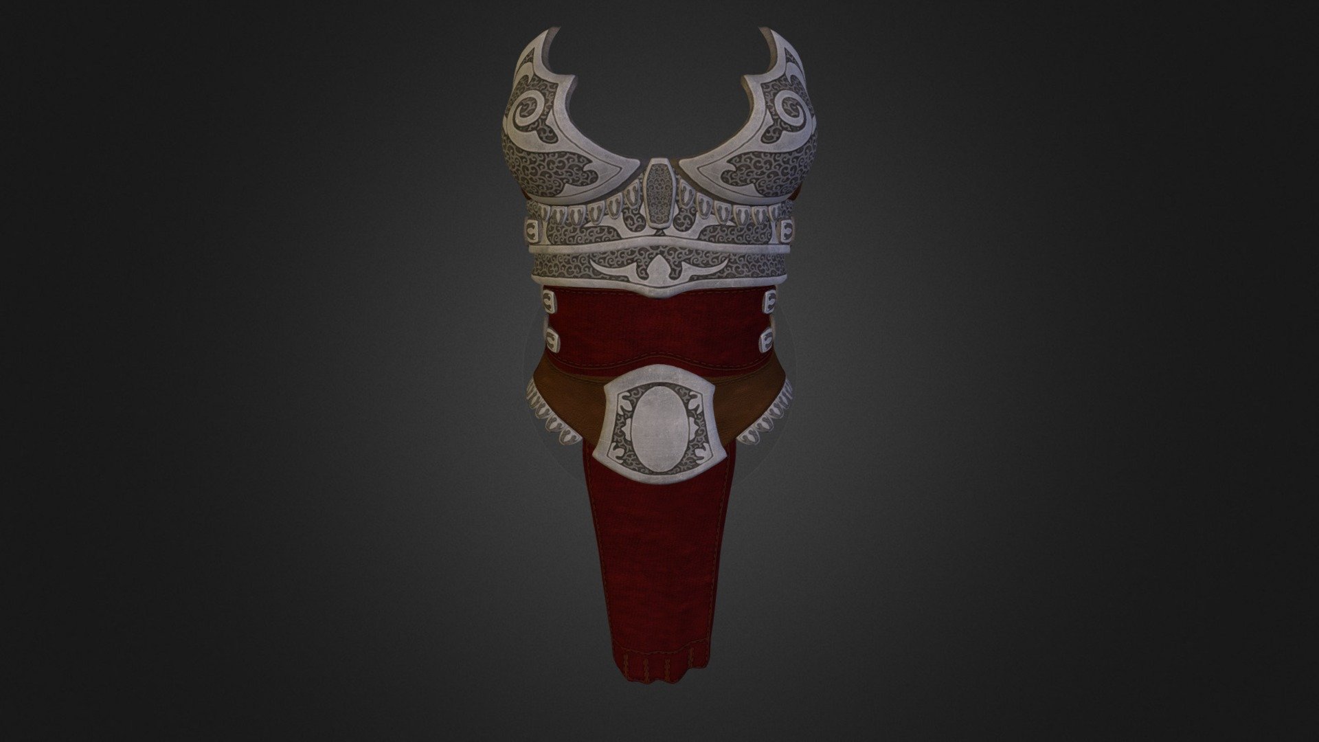 Barbarian Armor - Barb Cuirass - 3D model by beholdmidia [b1c01f9 ...