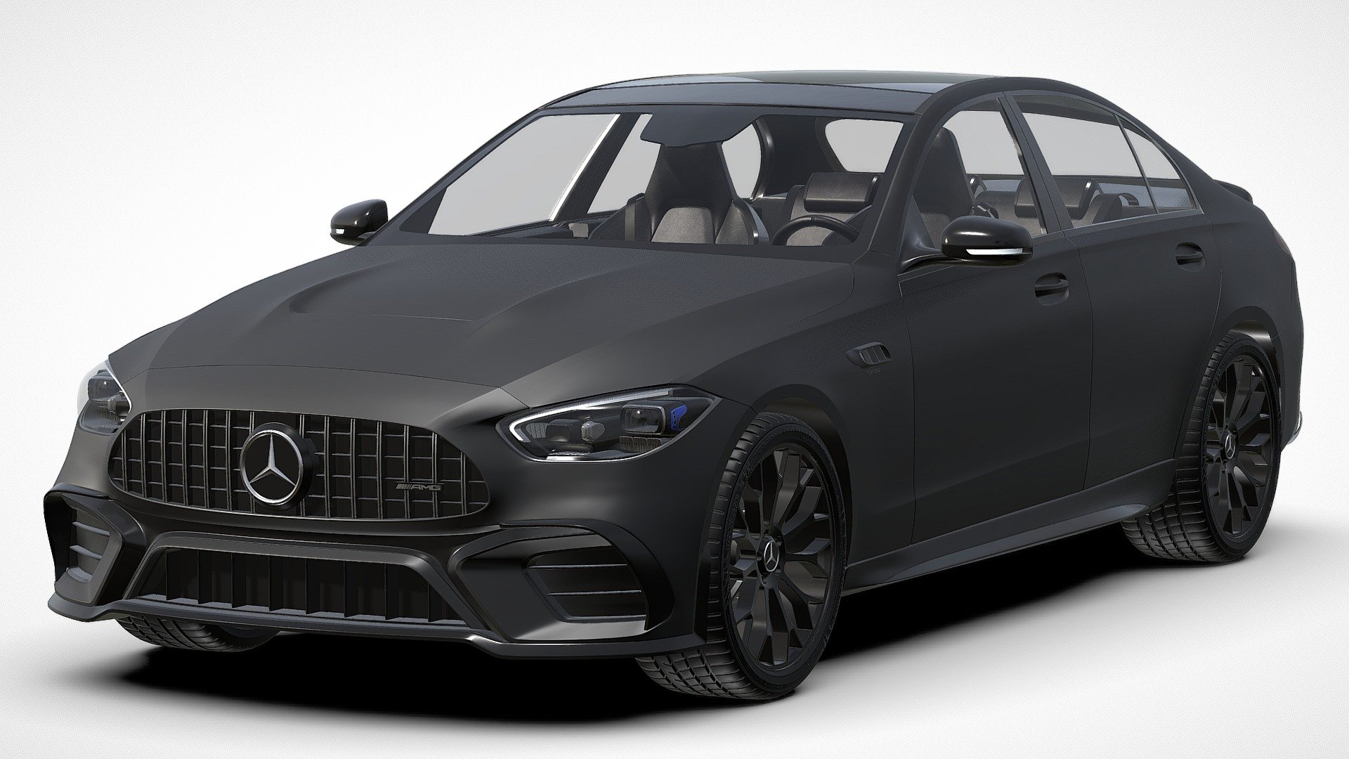 Mercedes Benz C63S AMG E Performance 2023 - Buy Royalty Free 3D model ...